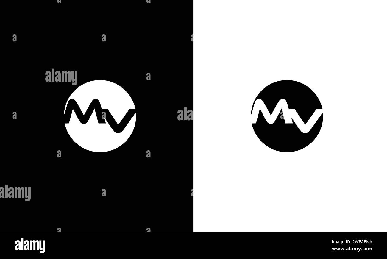 Mv brand logo Black and White Stock Photos & Images - Alamy