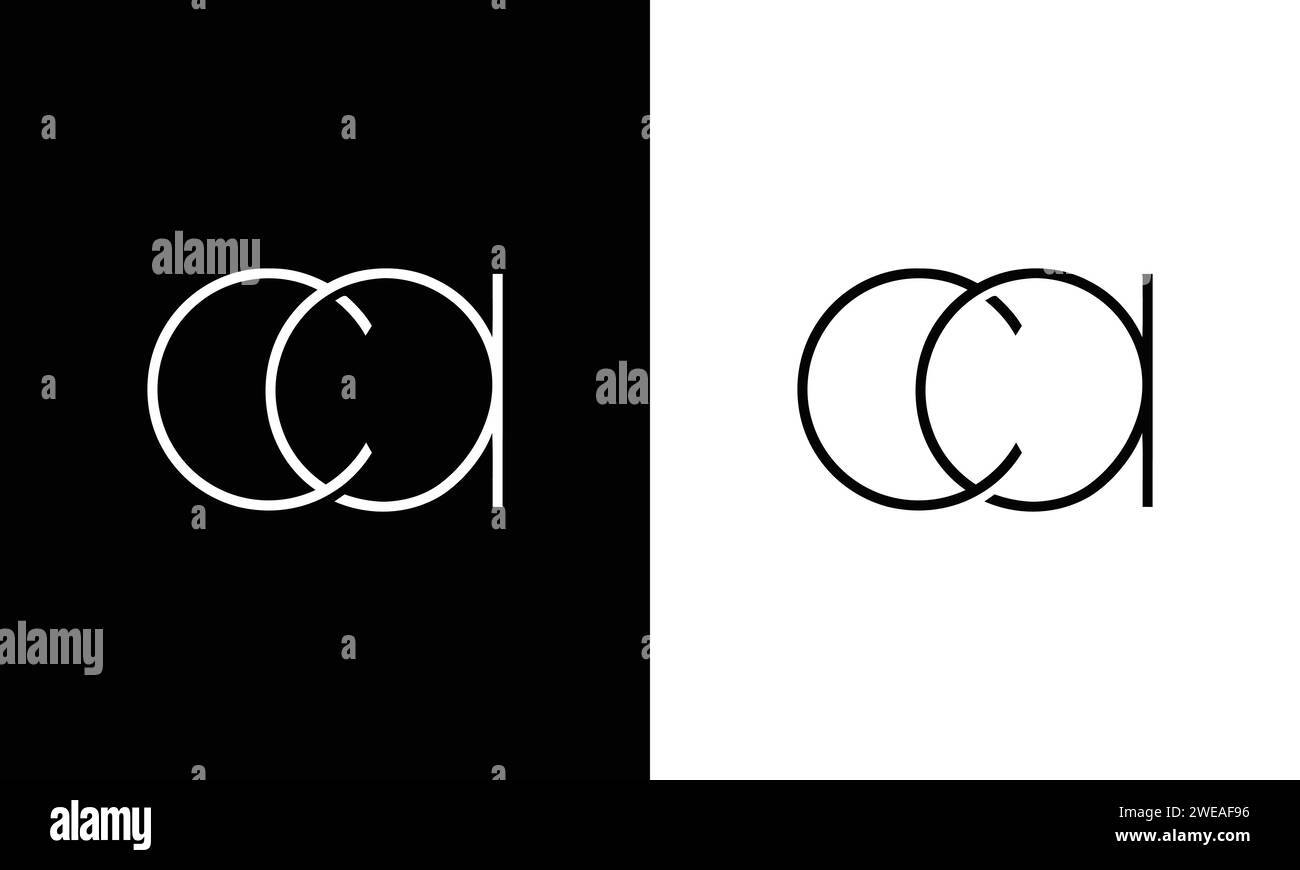 CA illustration monogram vector logo template Stock Vector Image & Art ...