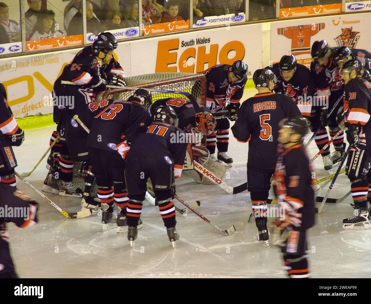 Cardiff Devils Ice hockey team, End of an era match at the Wales ...