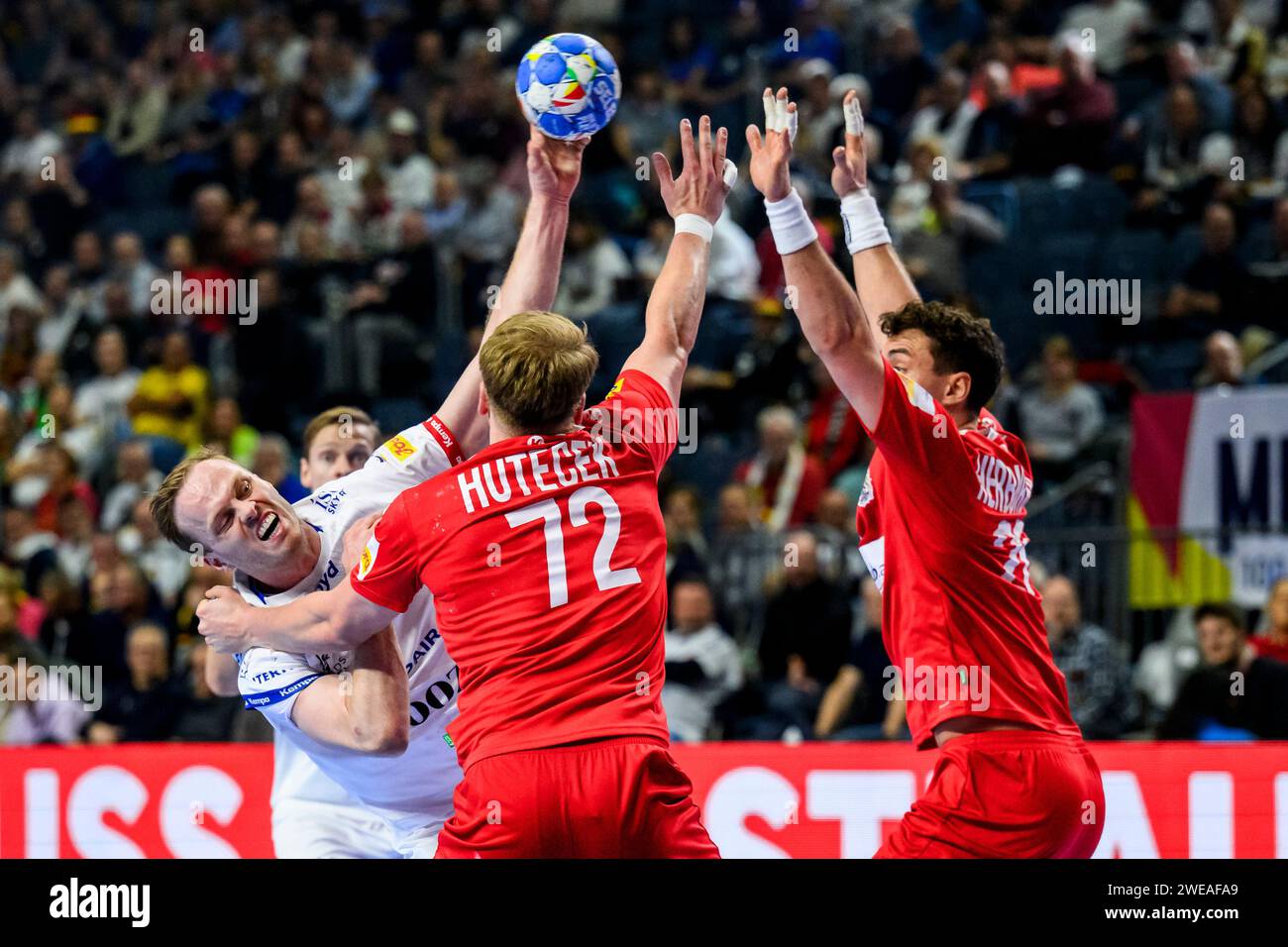 Cologne, Germany. 24th Jan, 2024. Handball: European Championship ...