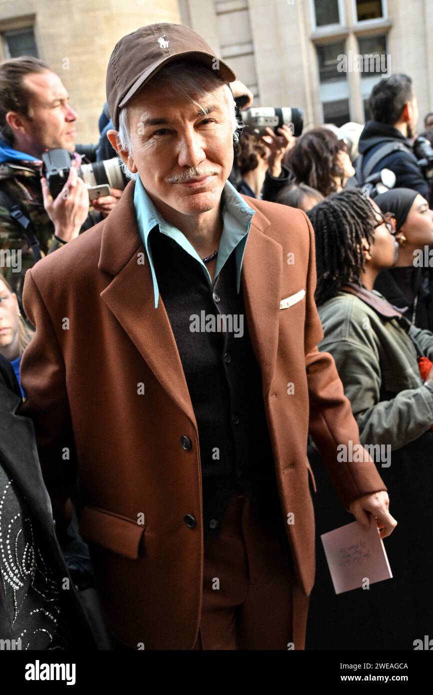 Paris, France. 24th Jan, 2024. Baz Luhrmann arriving at Jean Paul ...