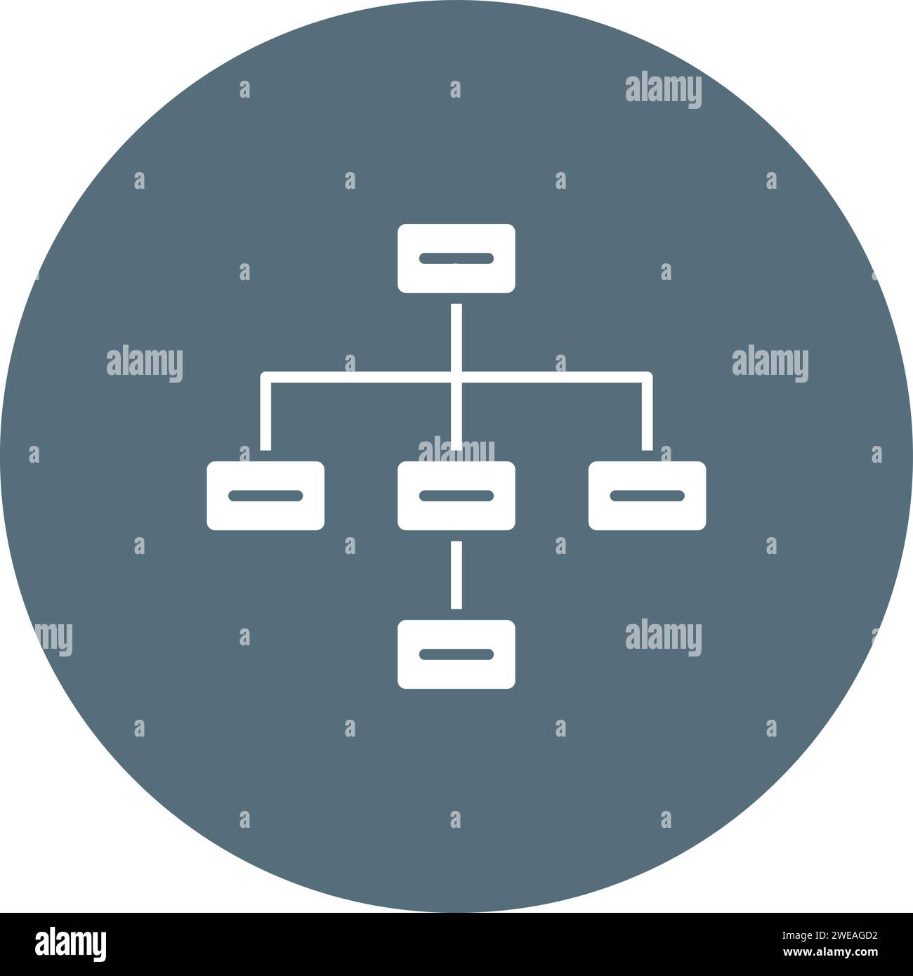 Draw Hierarchy icon vector image. Suitable for mobile application web ...