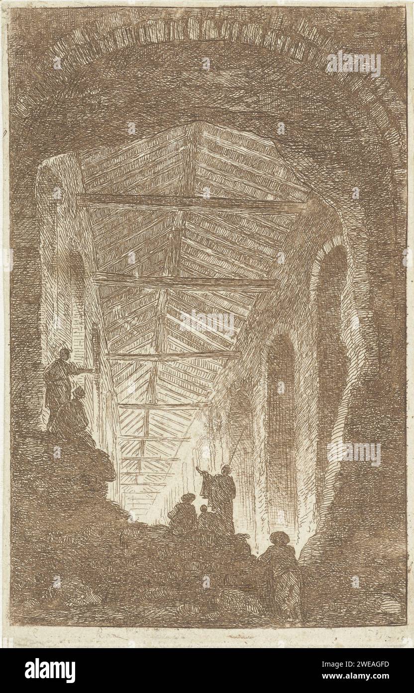 Antique Gallery, Hubert Robert, 1763 - 1766 print View to a gallery ...