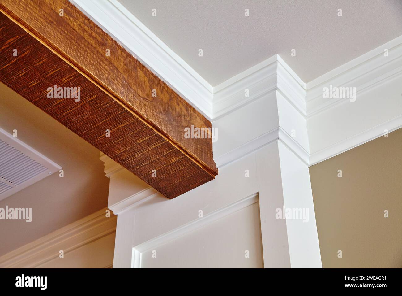 Elegant Crown Molding Detail in Traditional Home Decor Stock Photo - Alamy