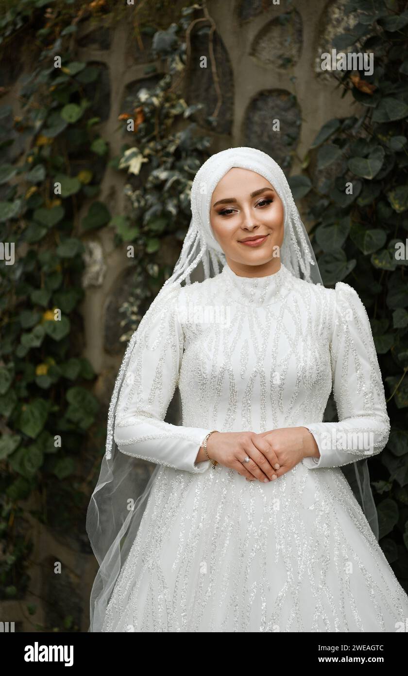 Slow motion beautiful young bride hi-res stock photography and images ...