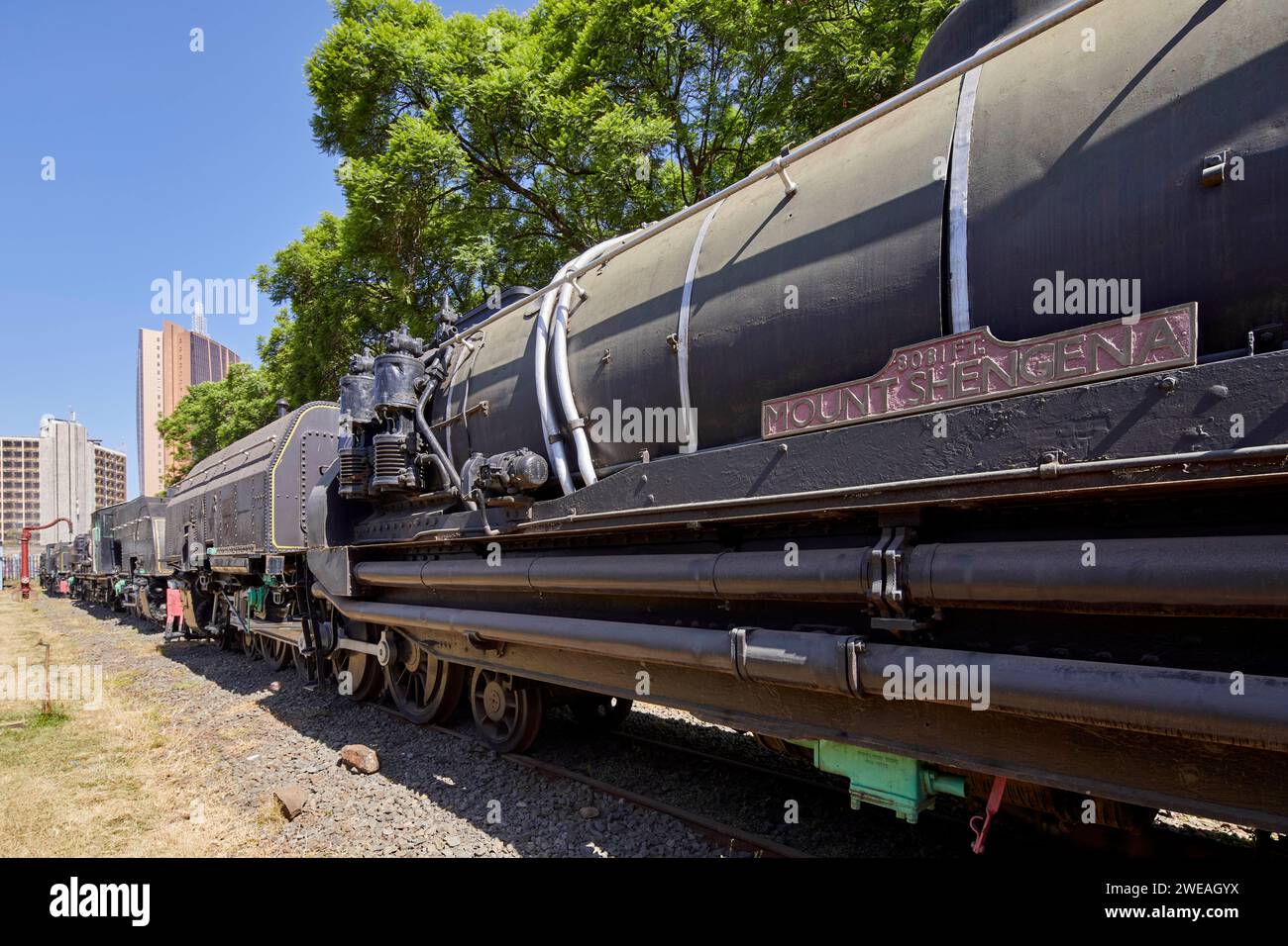 East African Railways, Mount Shengena, Beyer Peacock Co. Locomotive at ...