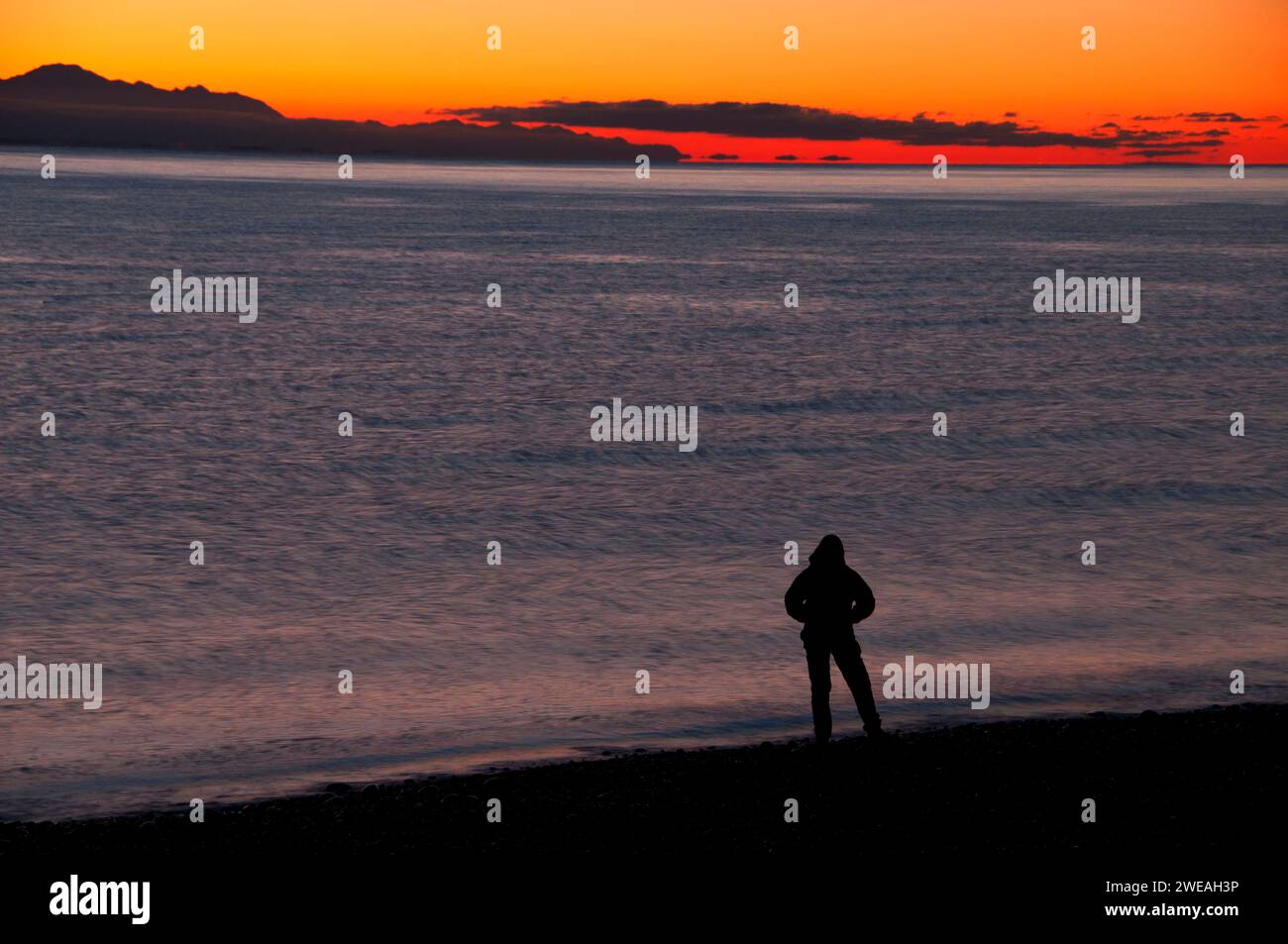 Beach dusk, Ebey's Landing State Park, Ebey's Landing National Historic ...