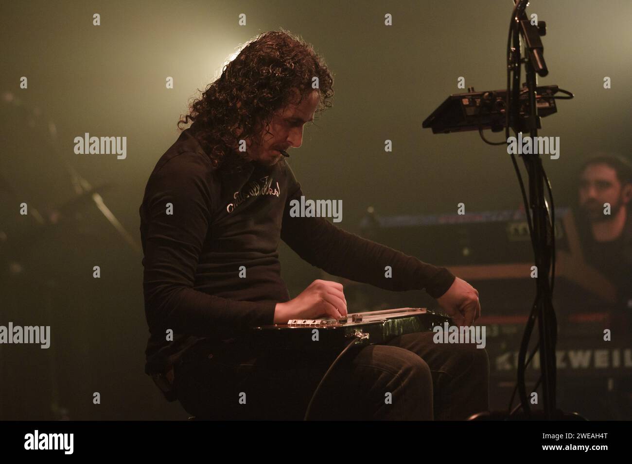Alessandro Errichetti performs during Pink Floyd Legend live during ...