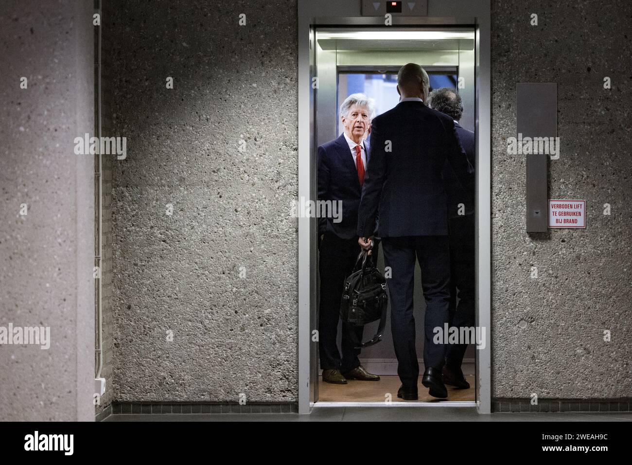 THE HAGUE - Informer Ronald Plasterk after a conversation with the ...