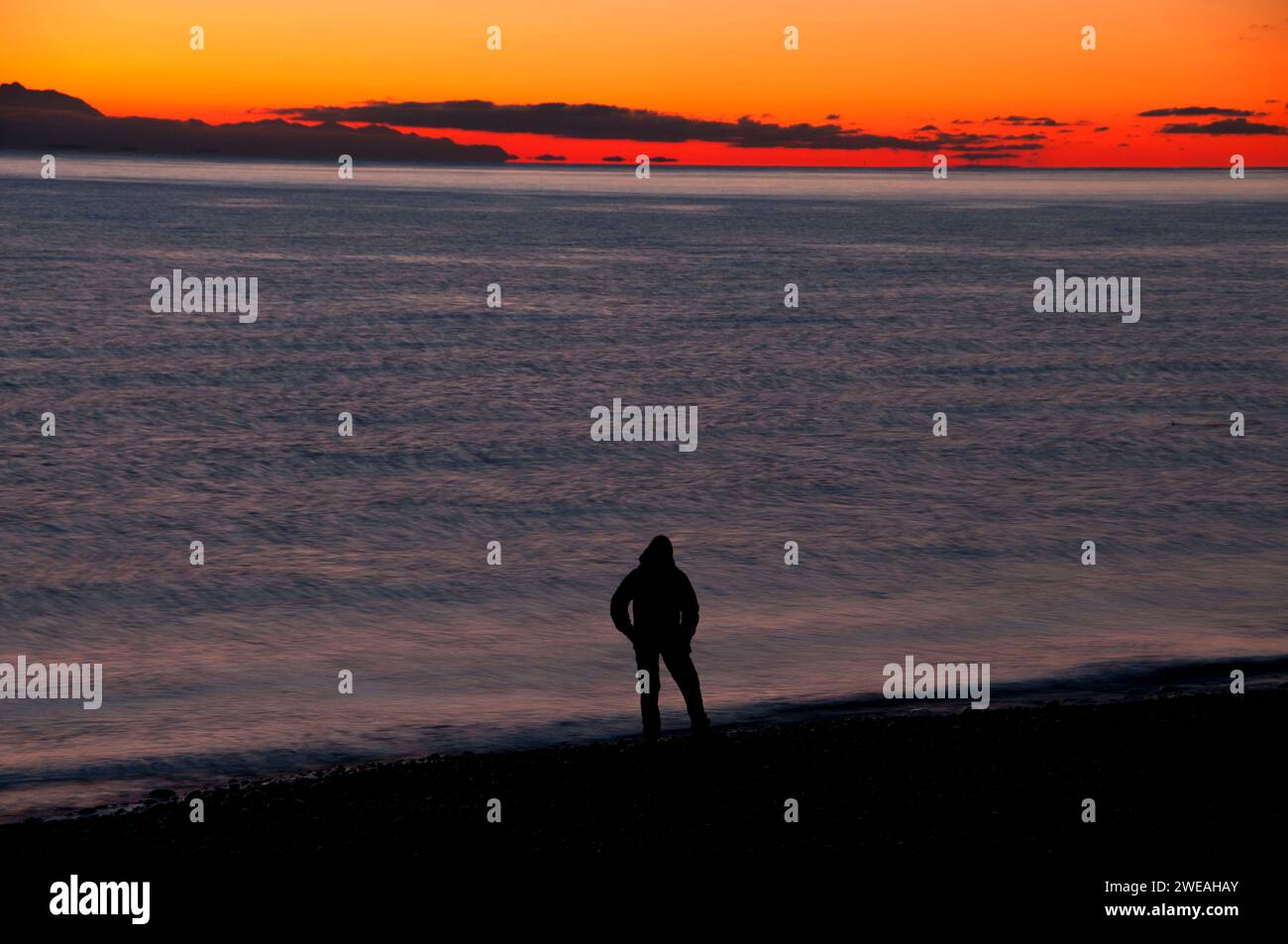 Beach dusk, Ebey's Landing State Park, Ebey's Landing National Historic ...