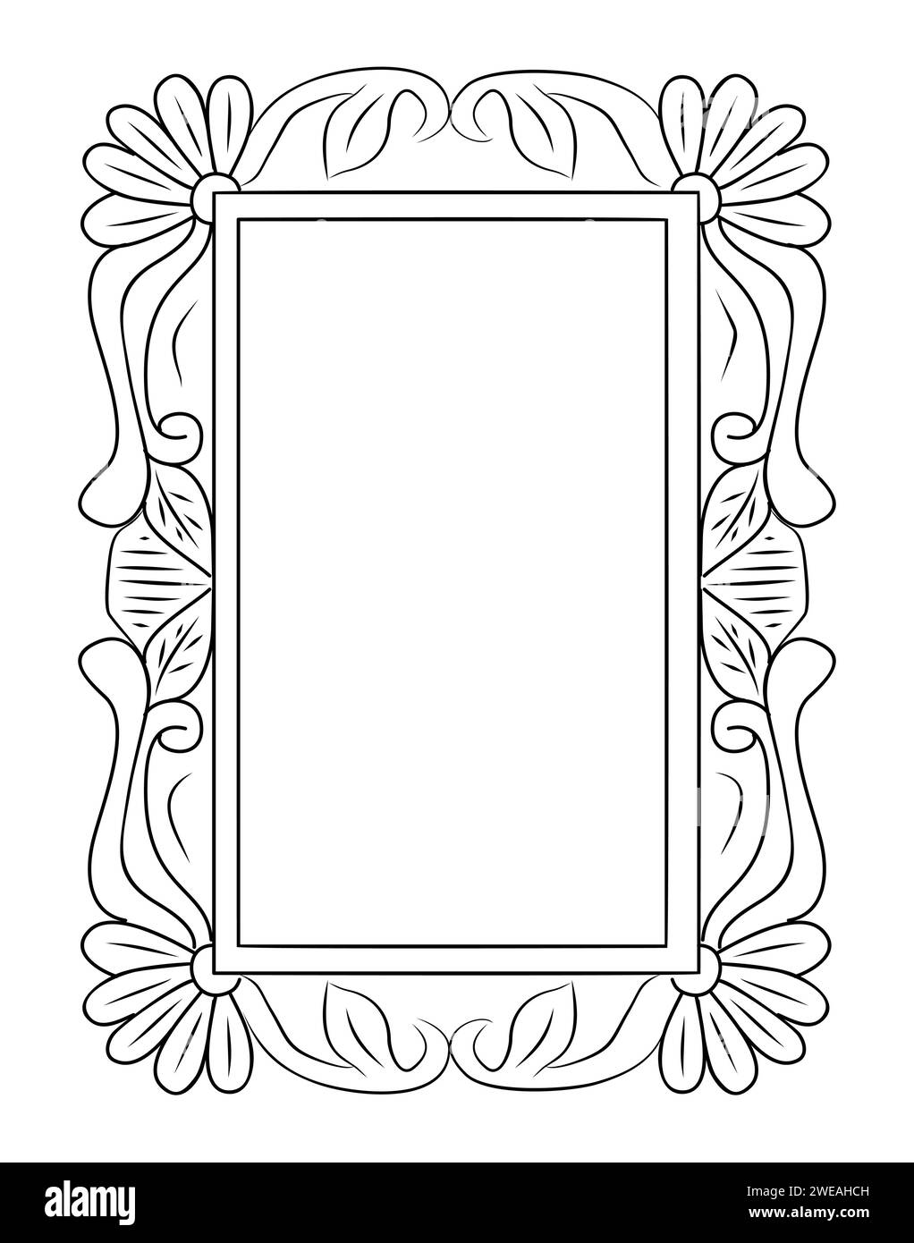 Mirror frame drawing hi-res stock photography and images - Alamy