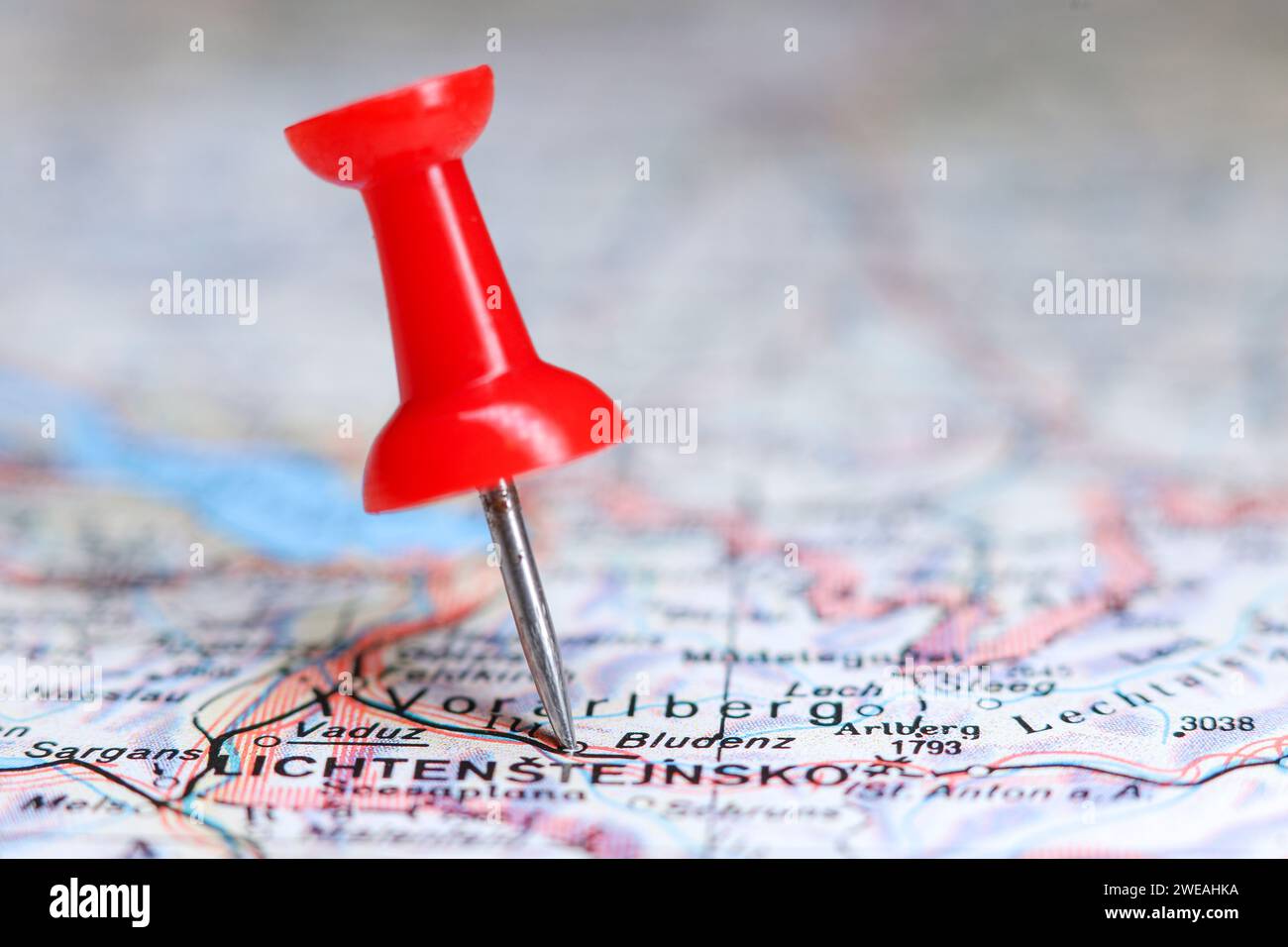 Bludenz map hi-res stock photography and images - Alamy