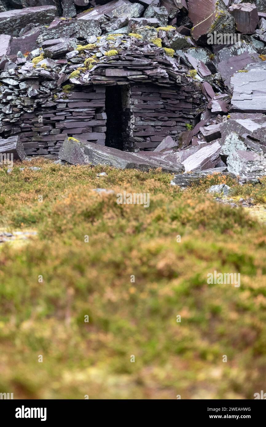 Views of Dinorwic Slate Quarry, situated near the villages of Dinorwig ...