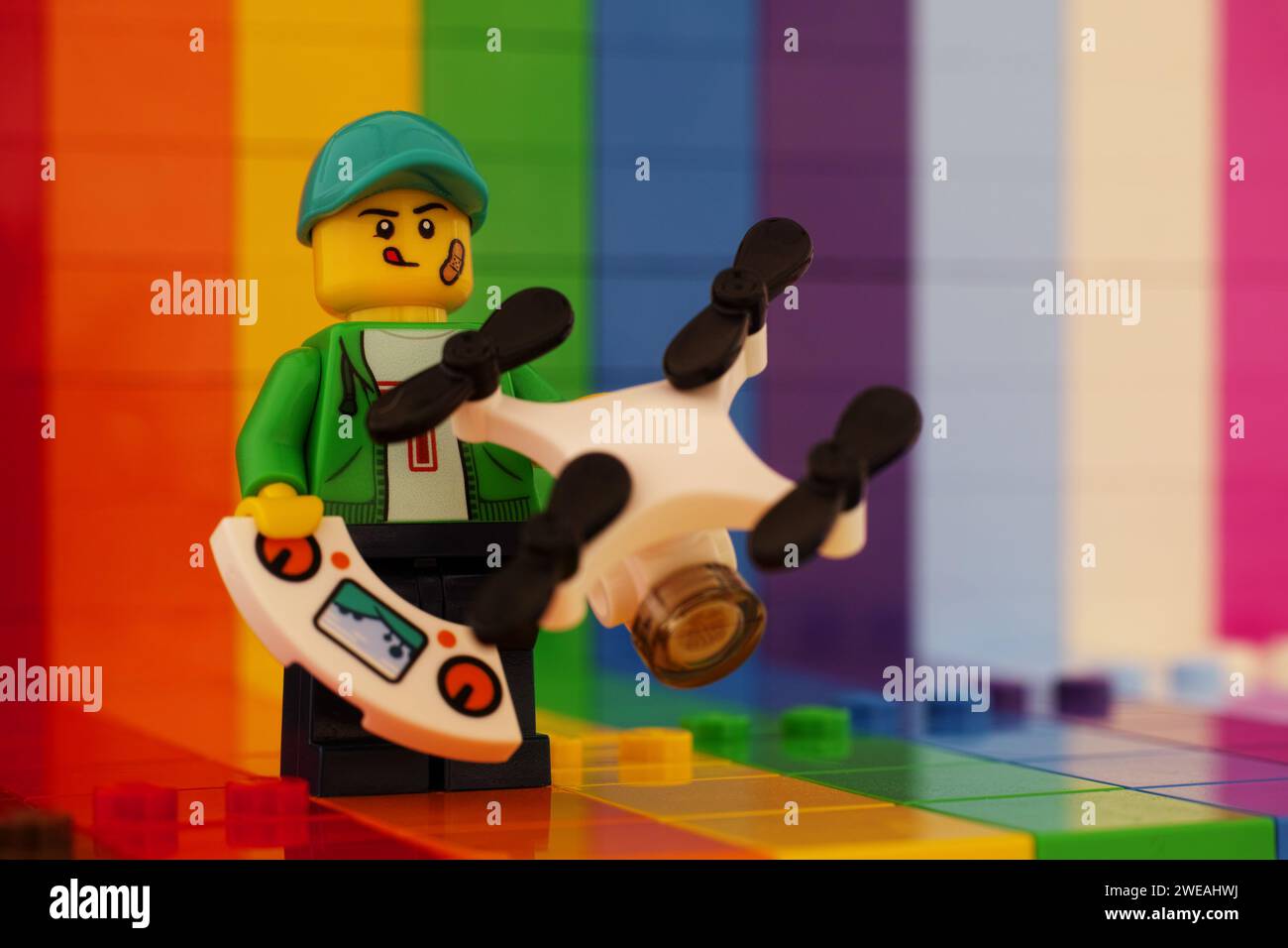 Holding lego man hi-res stock photography and images - Alamy