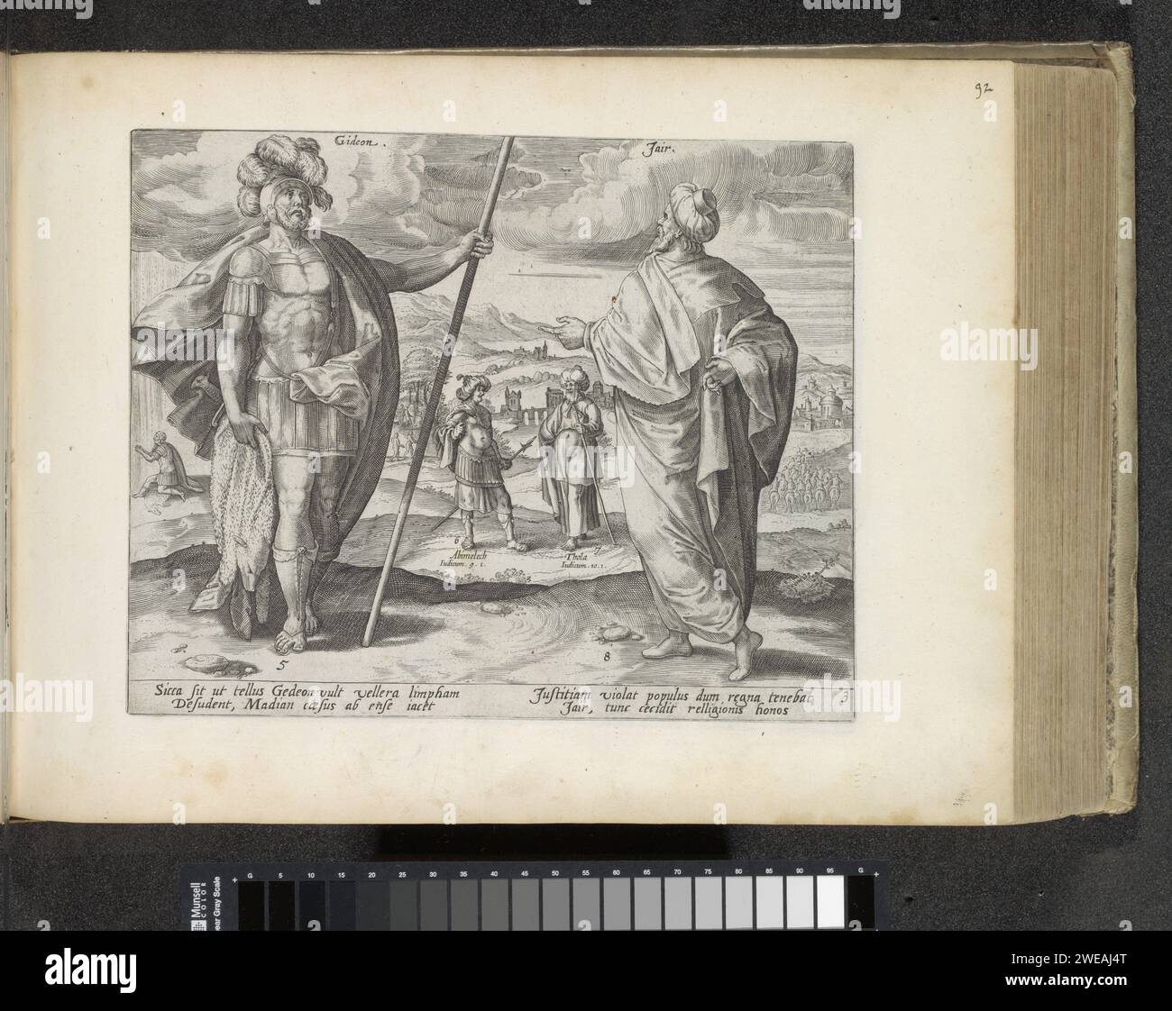 Gideon en Jaïr, 1643 print The judges Gideon and Jaïr. Gideon controls ...