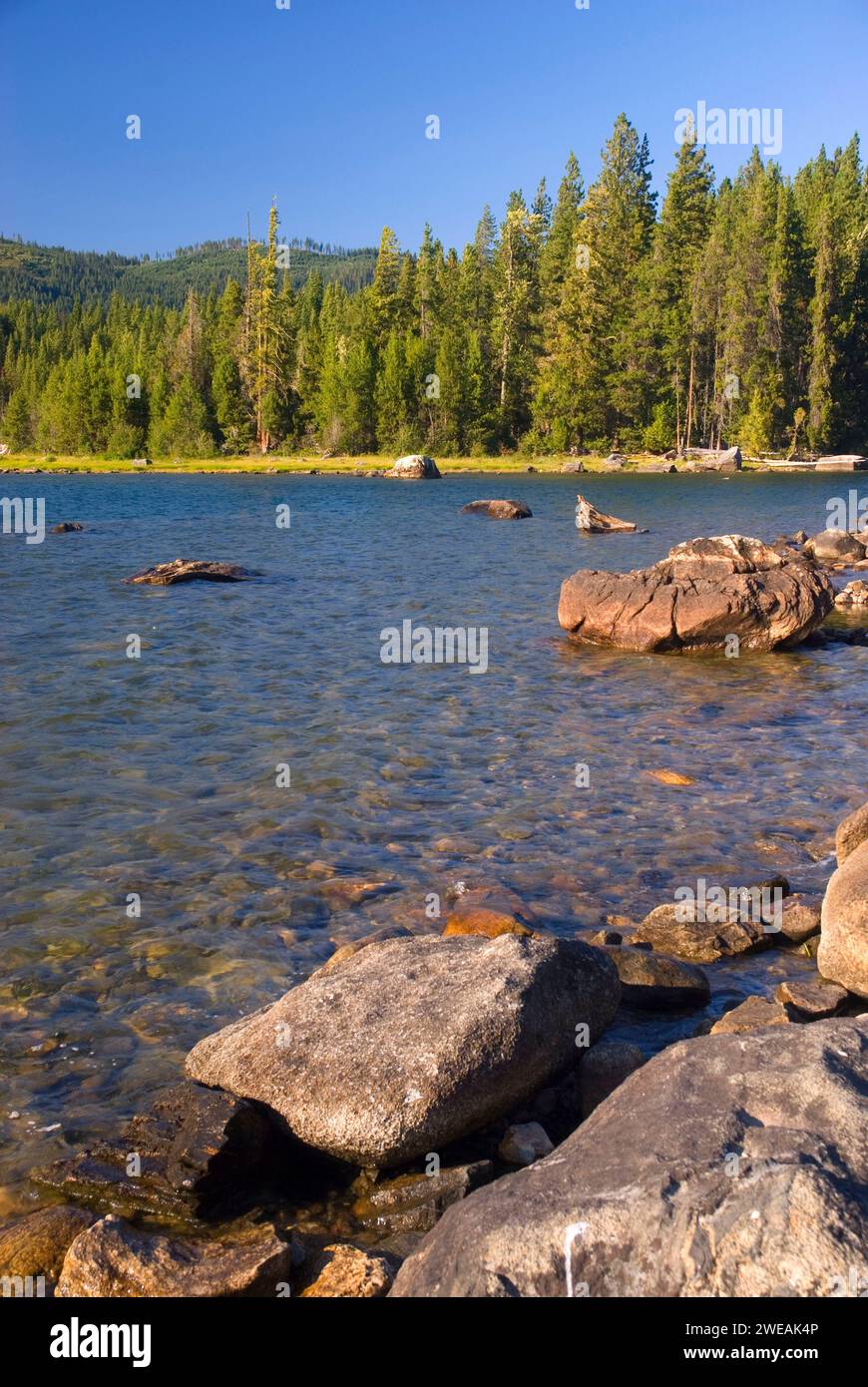 Lake Wenatchee, Lake Wenatchee State Park, Washington Stock Photo - Alamy