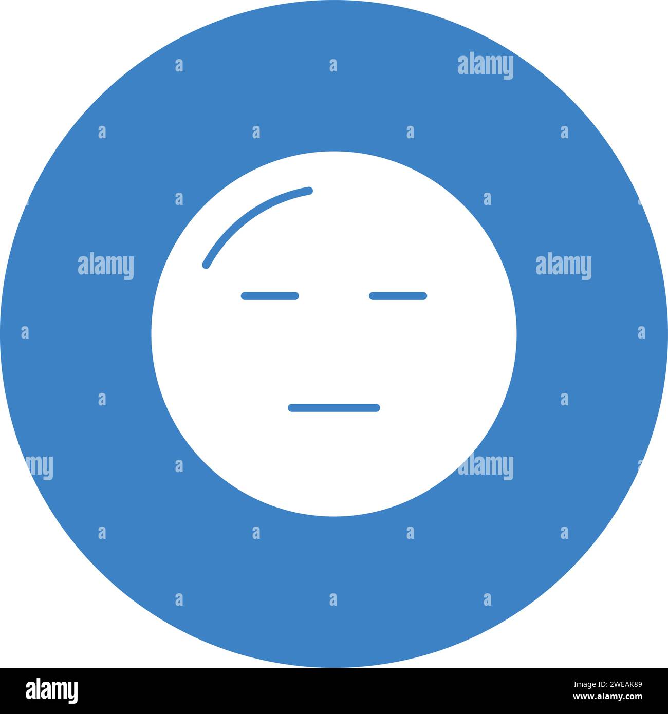 Expressionless illustration Stock Vector Images - Alamy