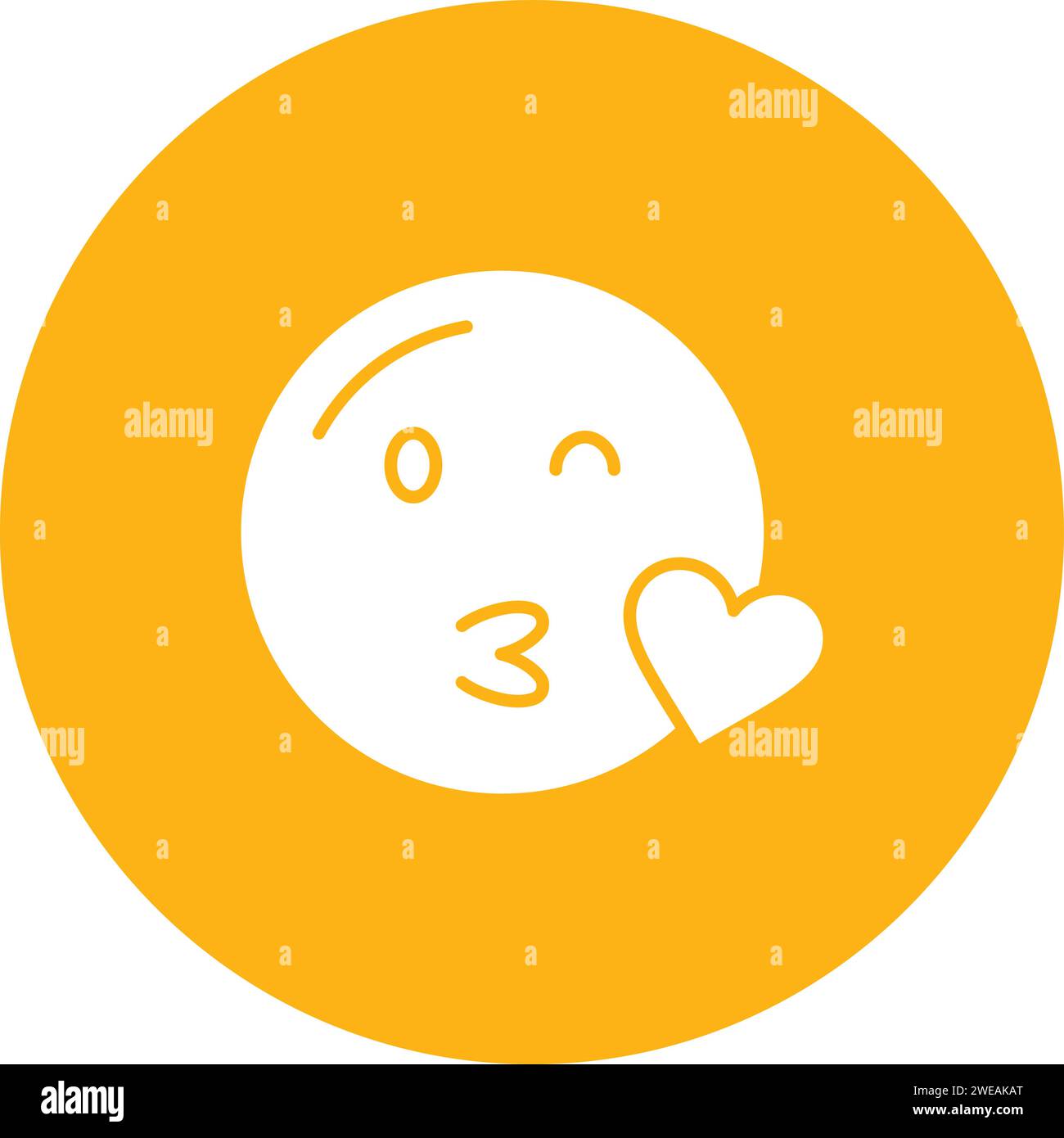 Flying kiss Stock Vector Images - Alamy