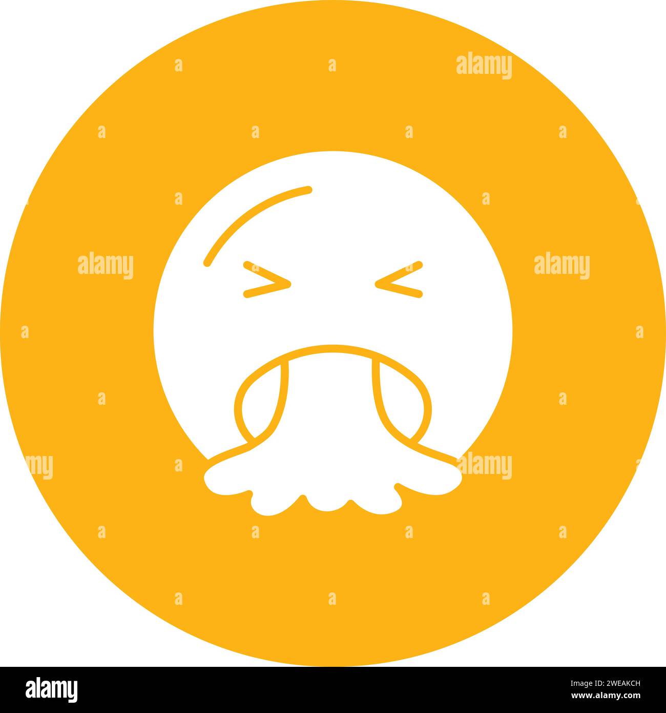 Face Vomiting icon vector image Stock Vector Image & Art - Alamy