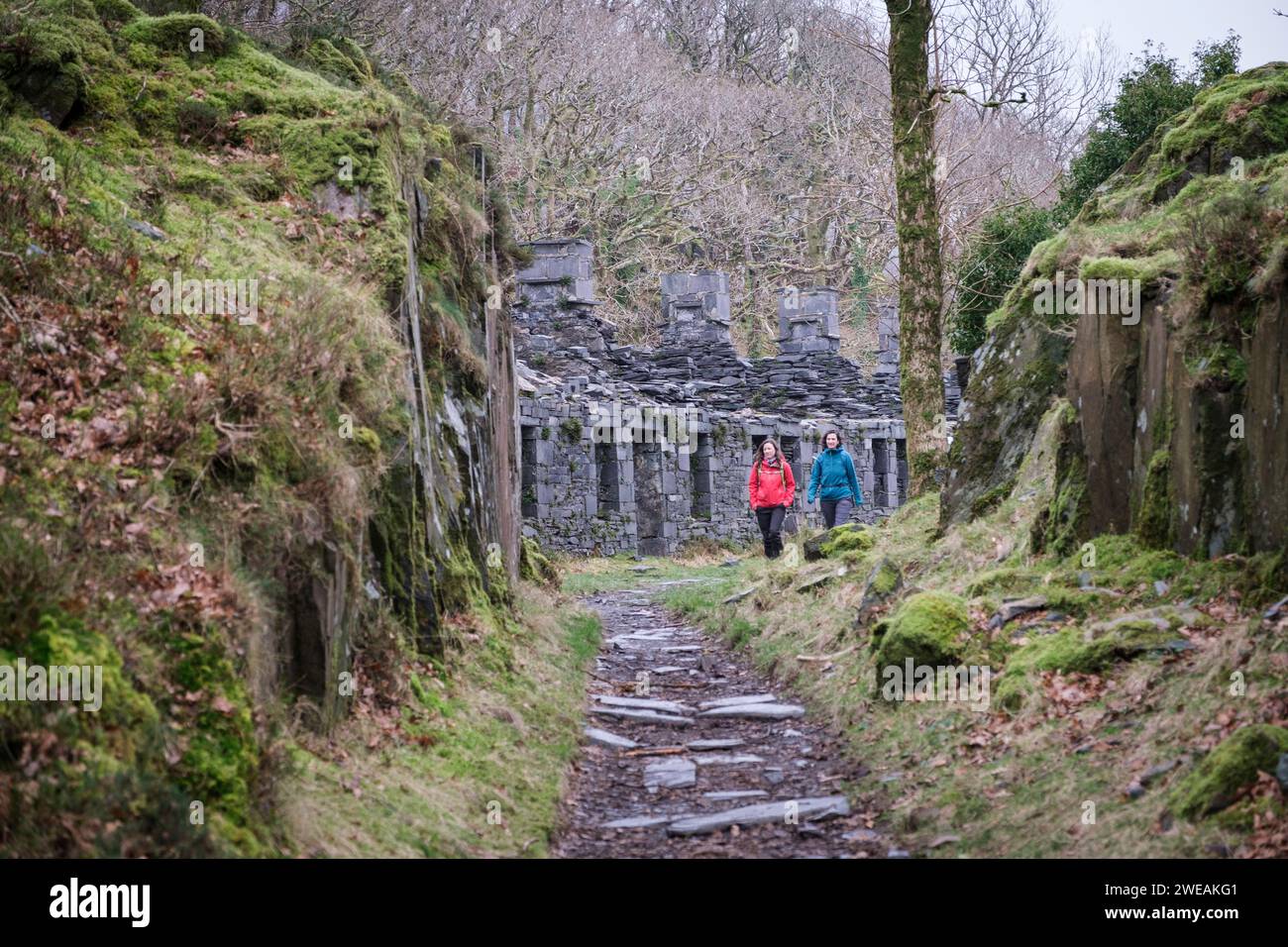 Anglesey Barracks former Quarrymen's accommodation at Dinorwic Slate ...