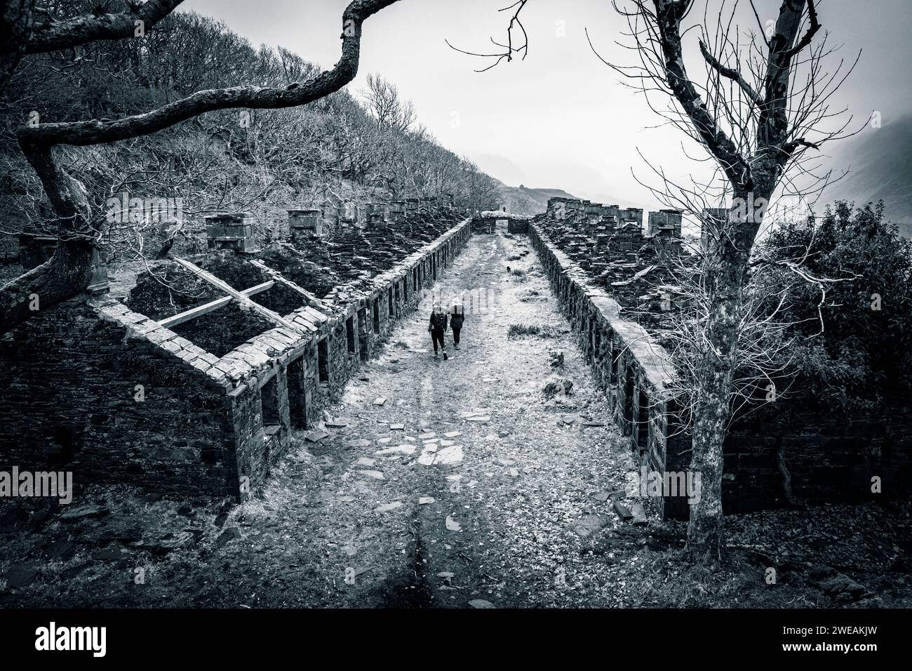 Anglesey Barracks former Quarrymen's accommodation at Dinorwic Slate ...