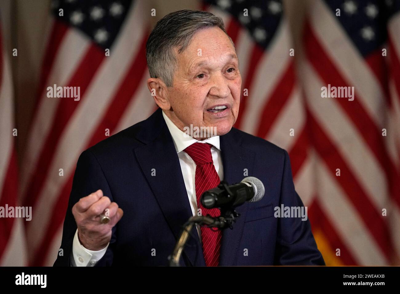 Former Ohio congressman and two-time Democratic presidential candidate ...