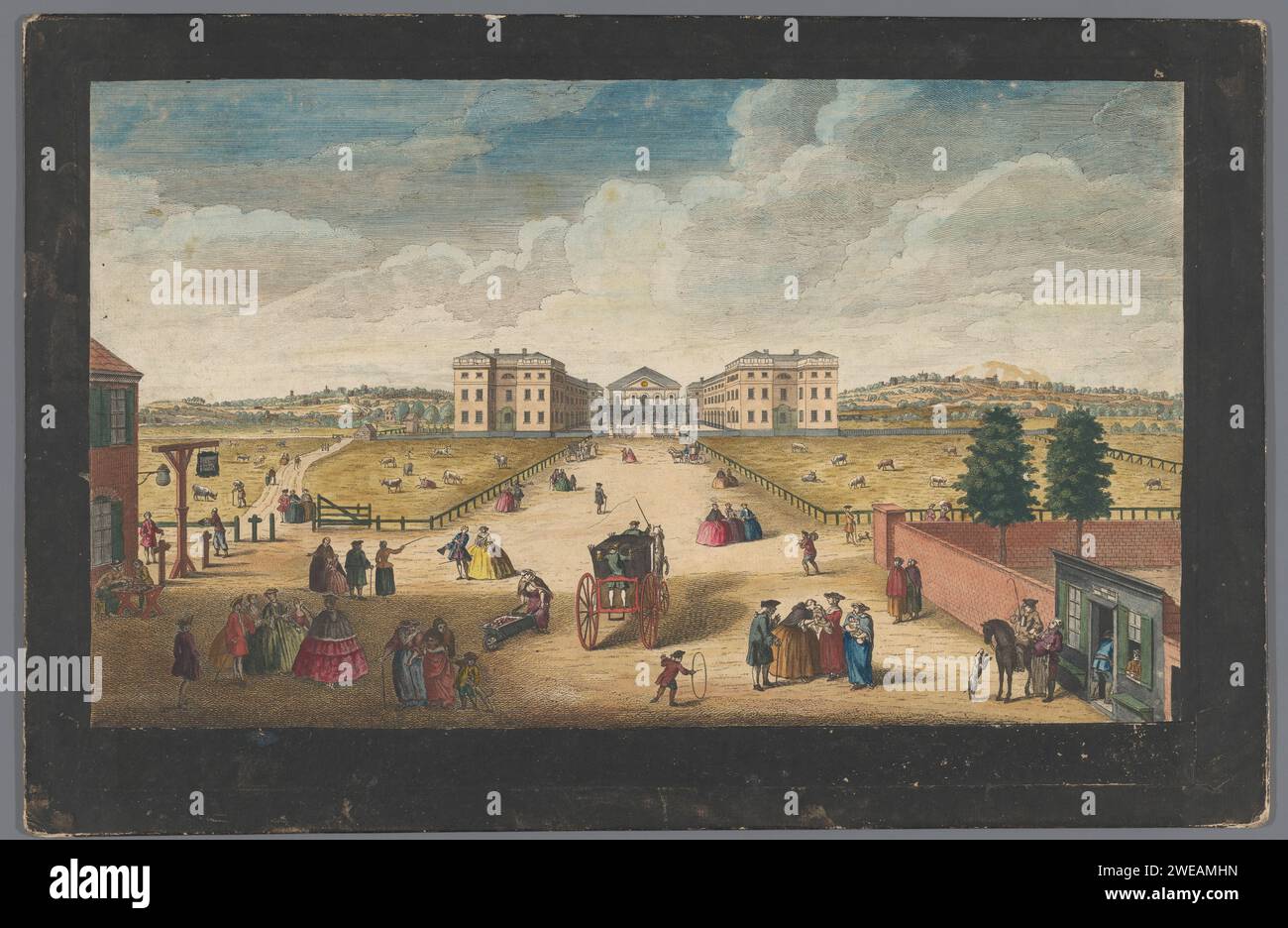 View of the Foundling Hospital in London, Robert Sayer, After Louis ...