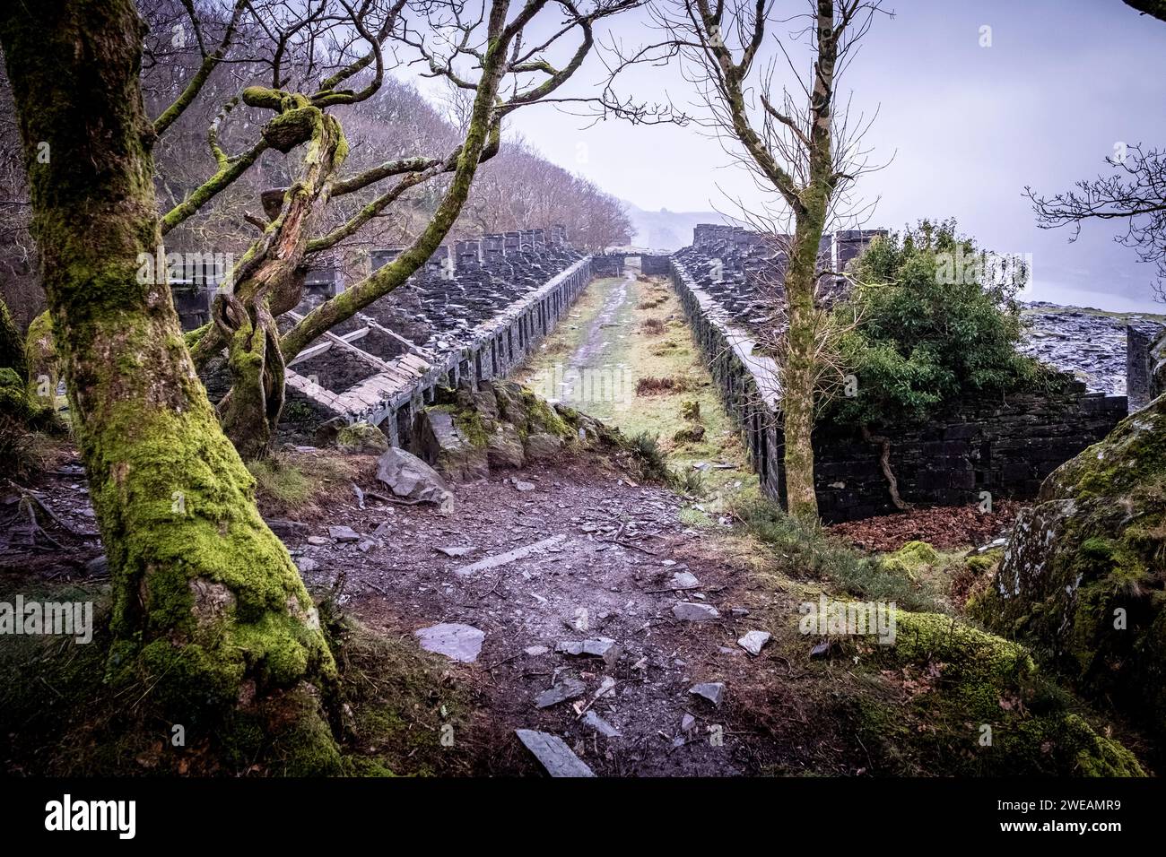 Anglesey Barracks former Quarrymen's accommodation at Dinorwic Slate ...