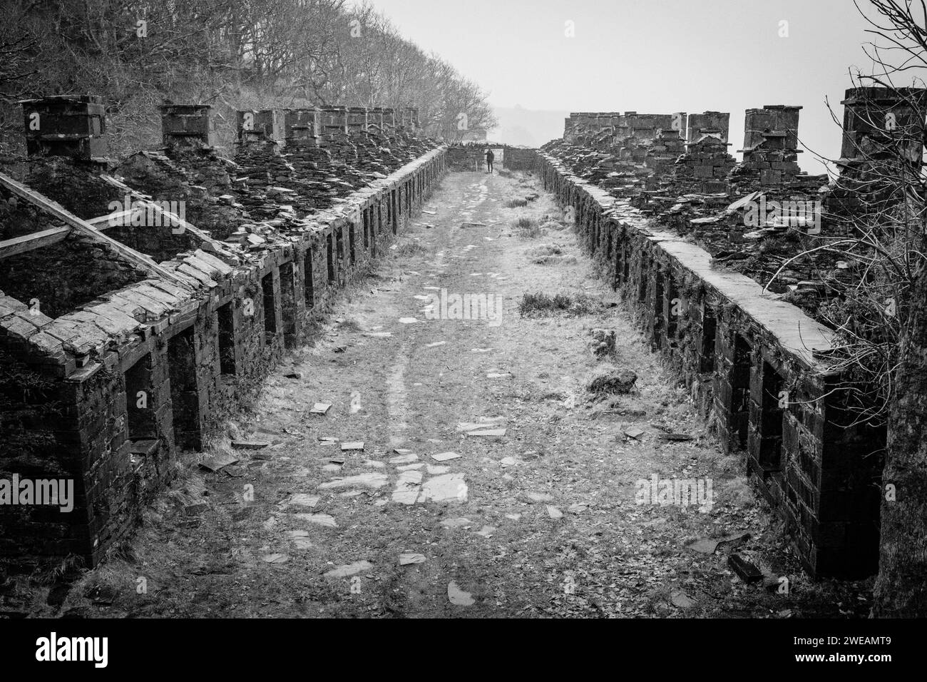 Anglesey Barracks former Quarrymen's accommodation at Dinorwic Slate ...