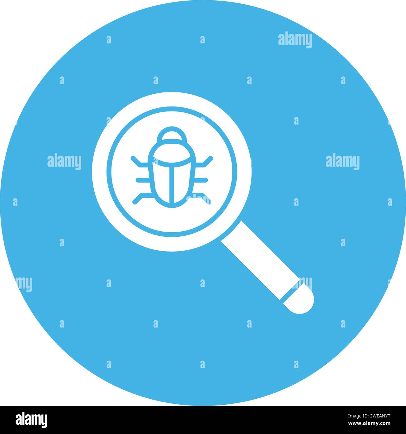 Find Bugs icon vector image Stock Vector Image & Art - Alamy