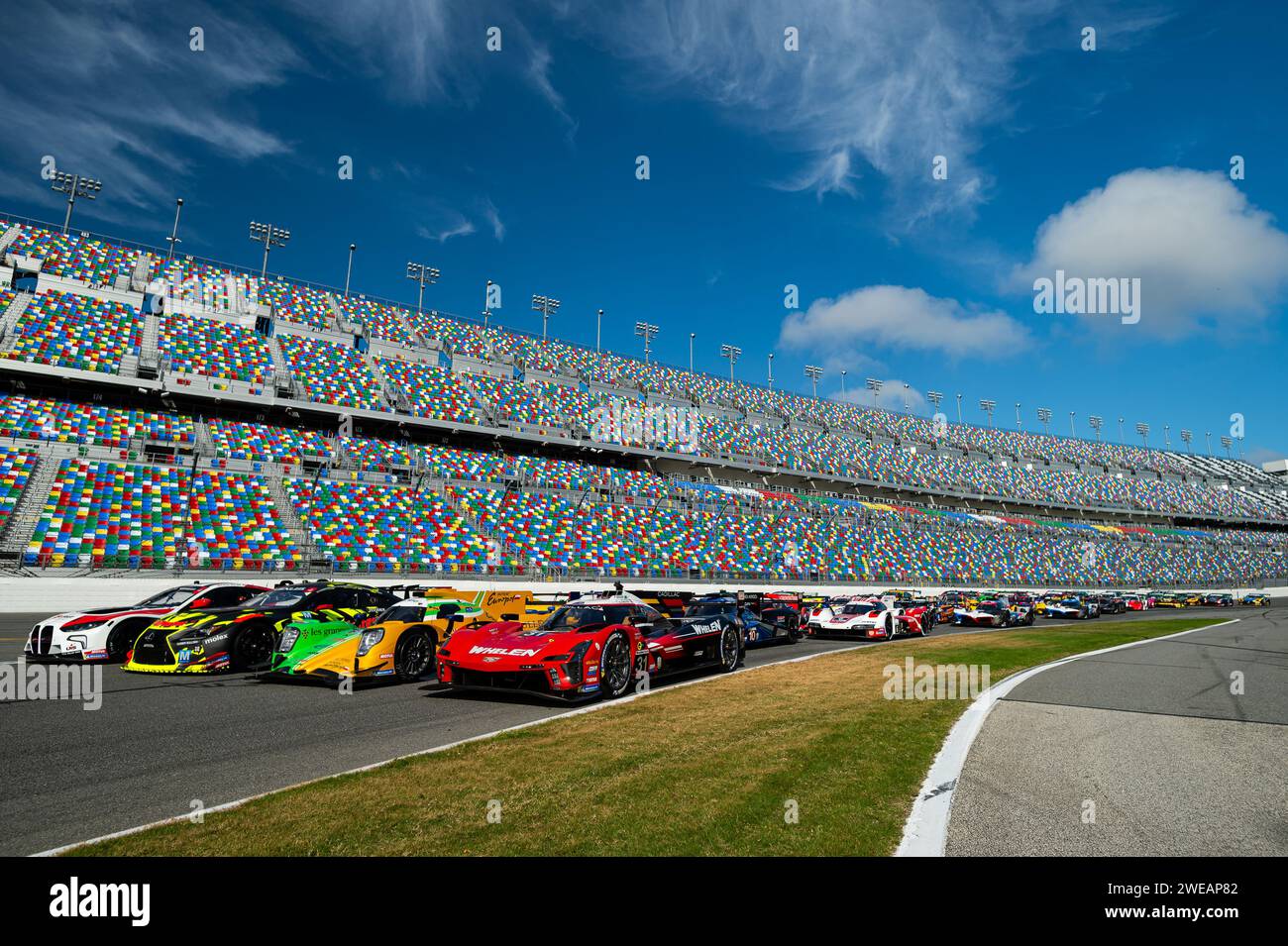 Daytona Beach, Etats Unis. 24th Jan, 2024. Group photo during the Rolex ...