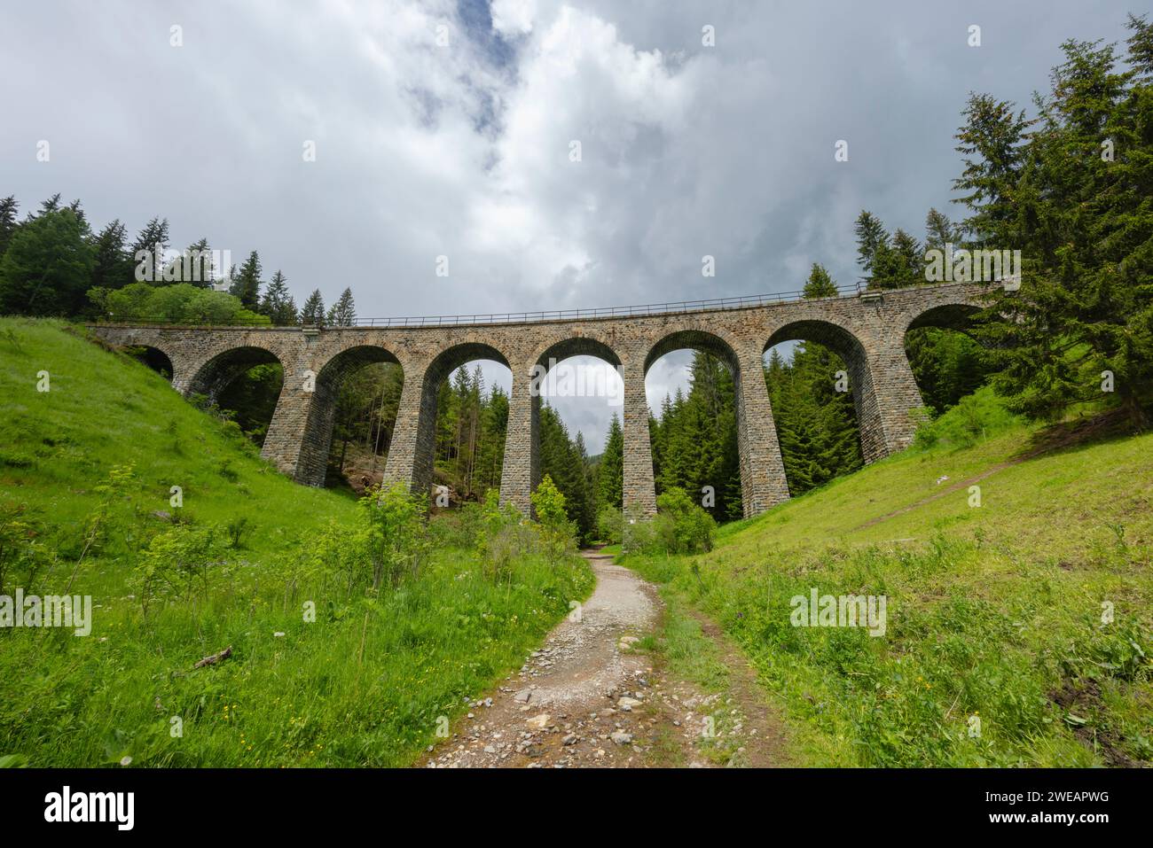 Railway viaduct near telgart hi-res stock photography and images - Alamy