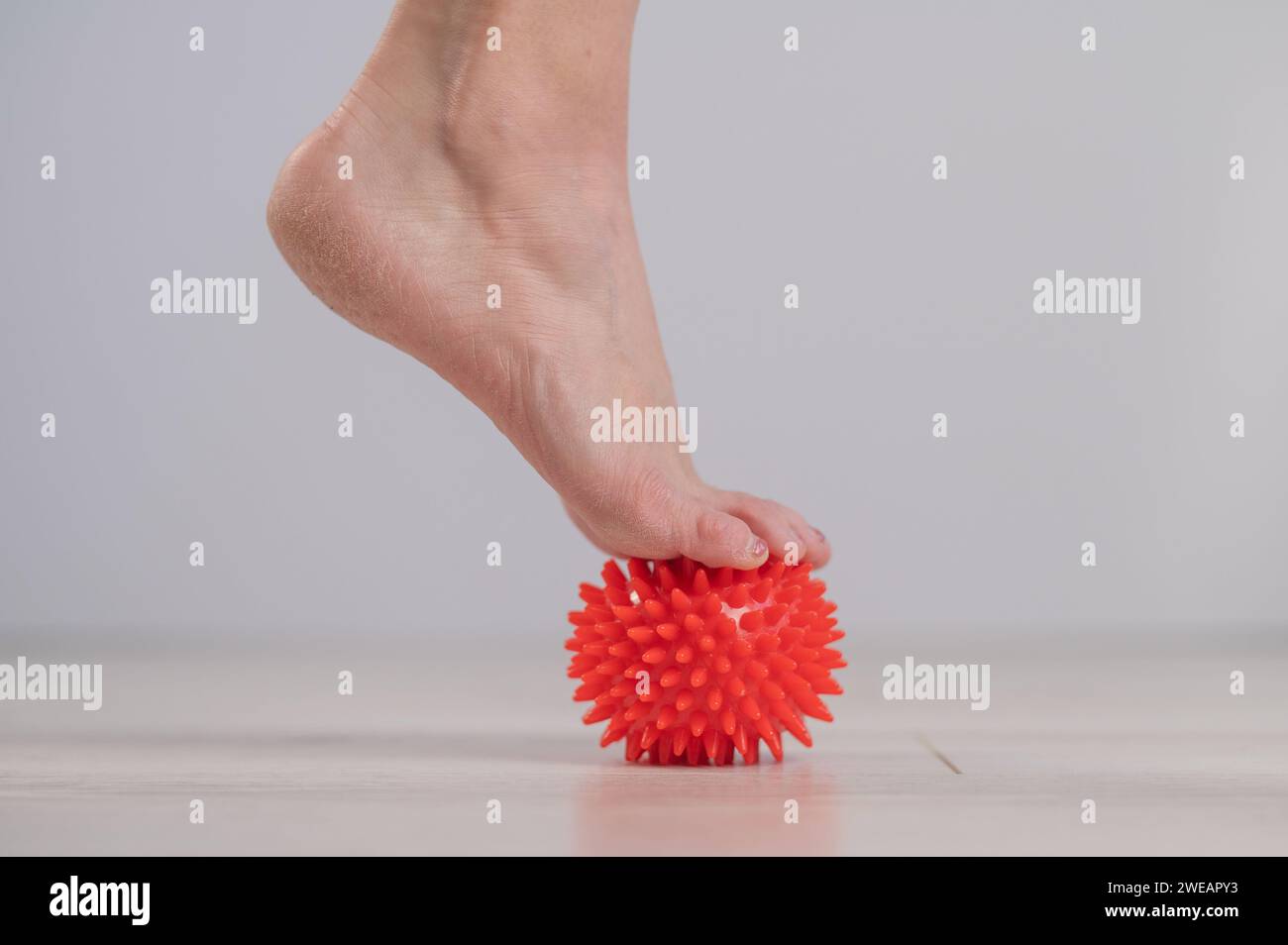 Red rubber ball spikes hi-res stock photography and images - Alamy