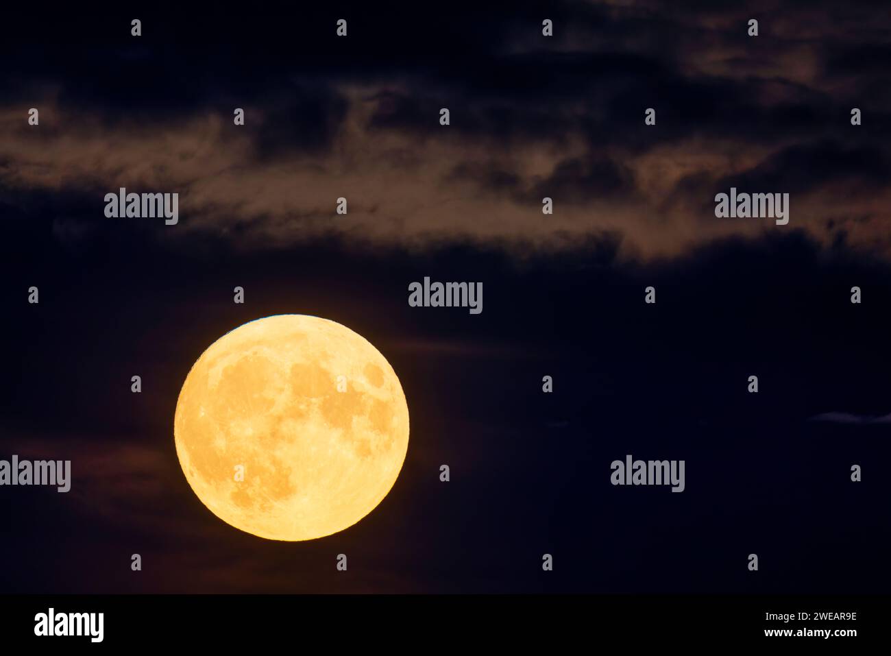 Supermoon, full moon that nearly coincides with perigee, the closest ...