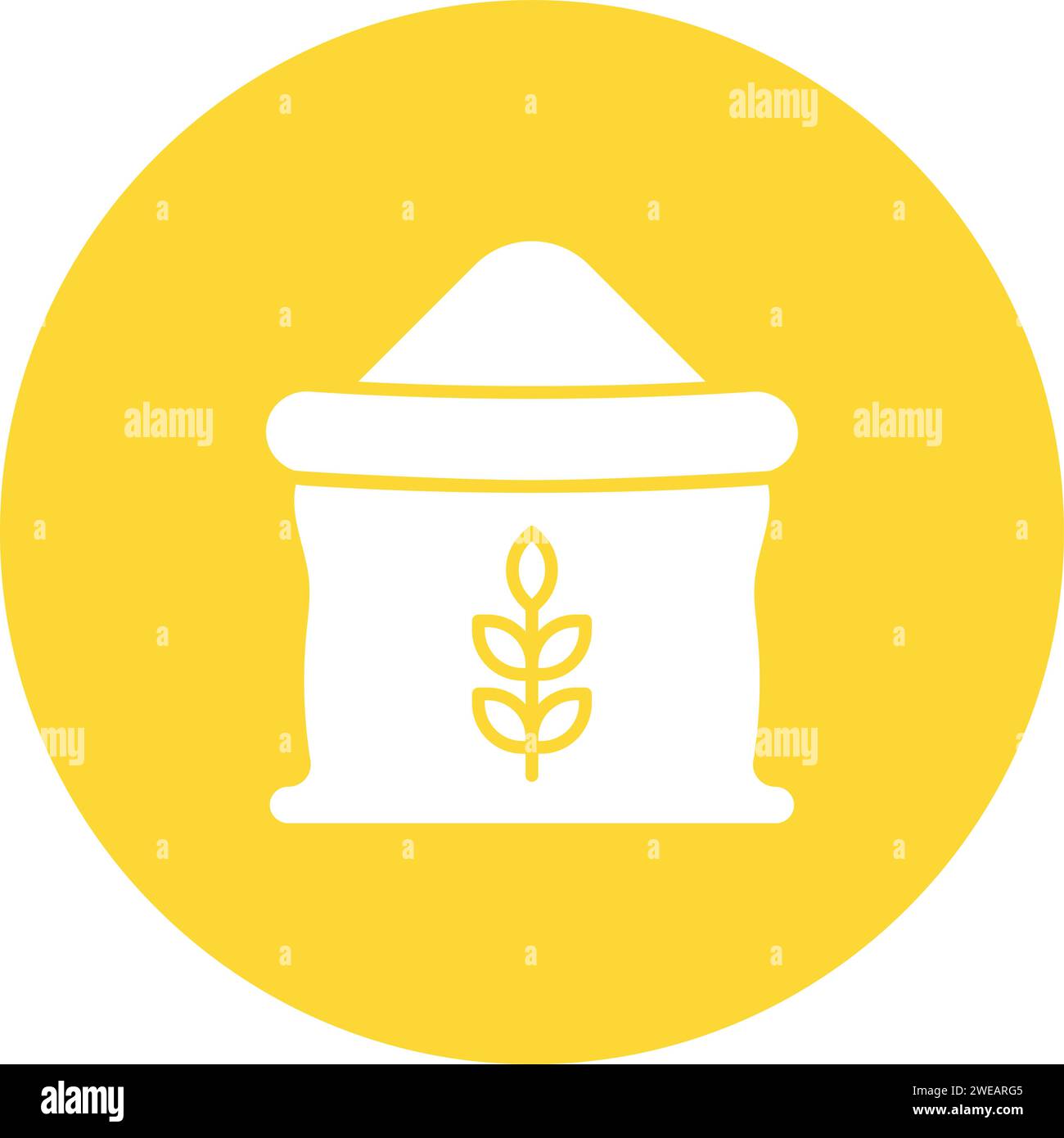 Flour bag icon vector image Stock Vector Image & Art - Alamy