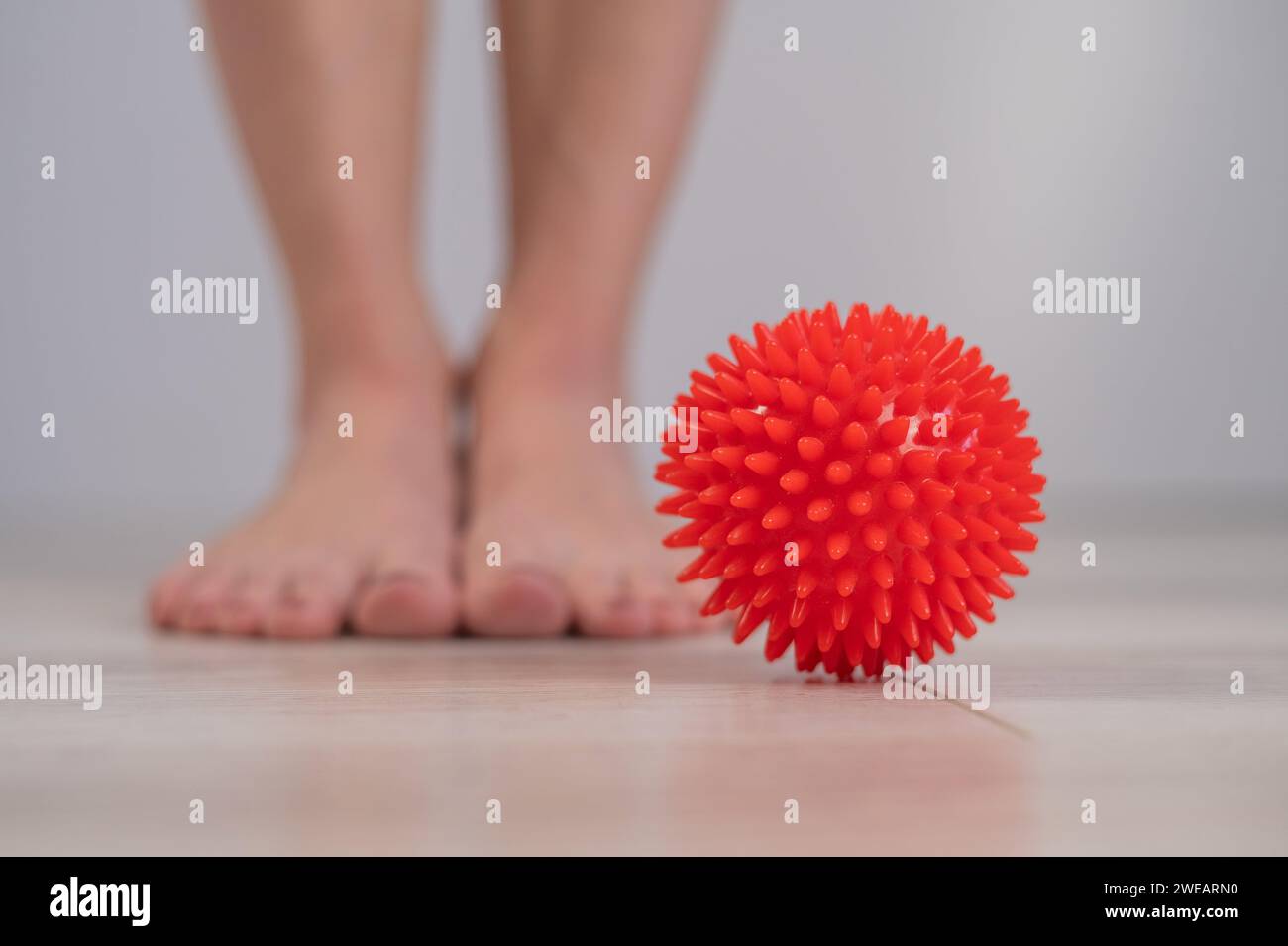 Red rubber ball spikes hi-res stock photography and images - Alamy