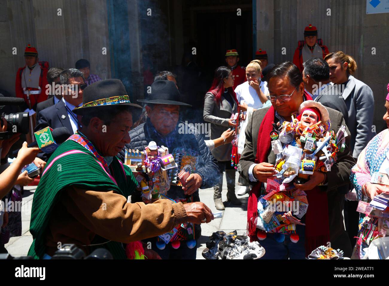 Luis arce presidente de bolivia hi-res stock photography and images - Alamy