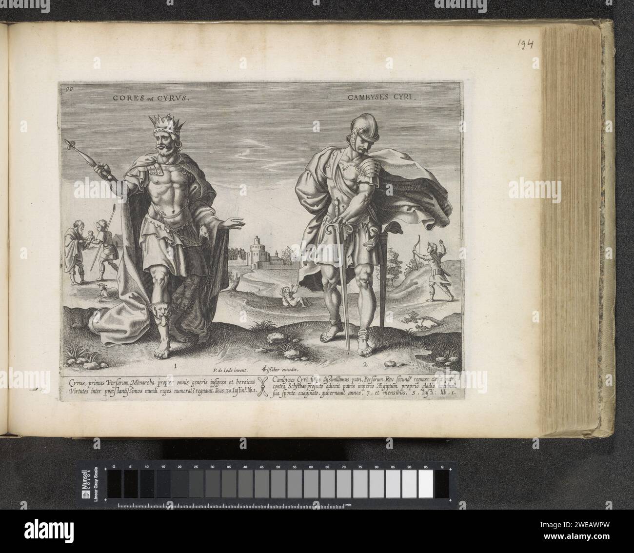 King Cyrus and King Cambyses, 1643 print On the left is King Cyrus of ...