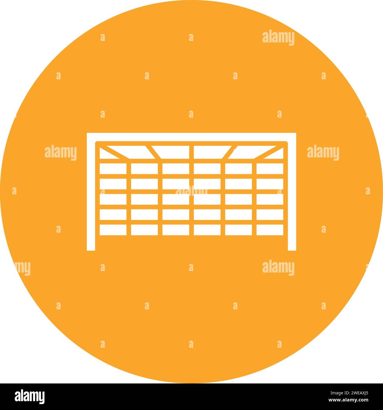 Goal Post icon vector image Stock Vector Image & Art - Alamy