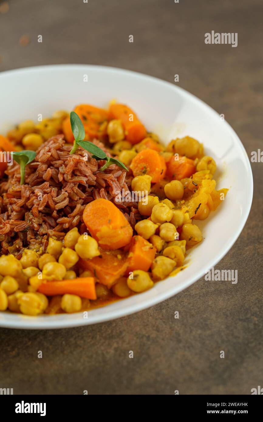 elegant fancy healthy vegan gluten-free food Stock Photo - Alamy
