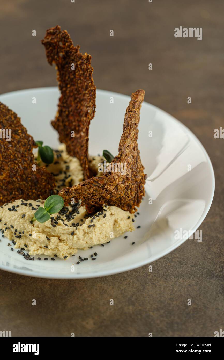 elegant fancy healthy vegan gluten-free food Stock Photo - Alamy