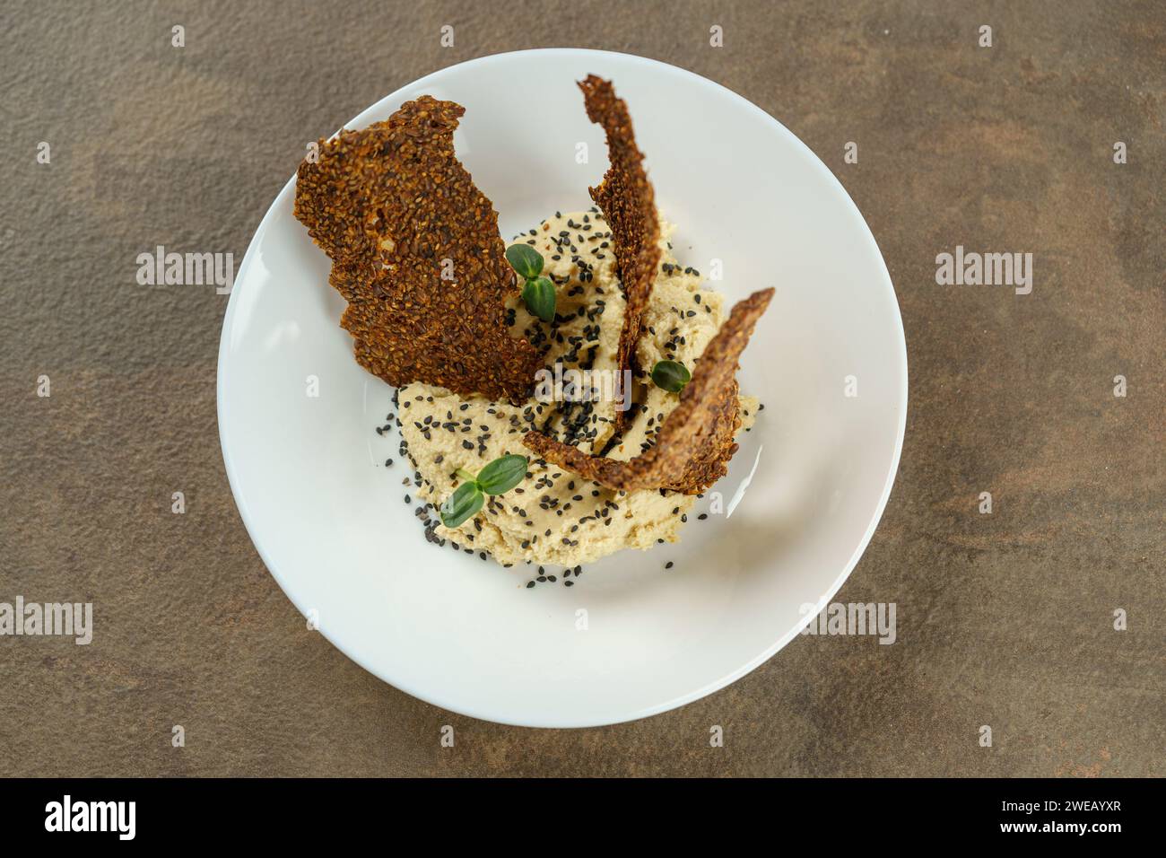 elegant fancy healthy vegan gluten-free food Stock Photo - Alamy