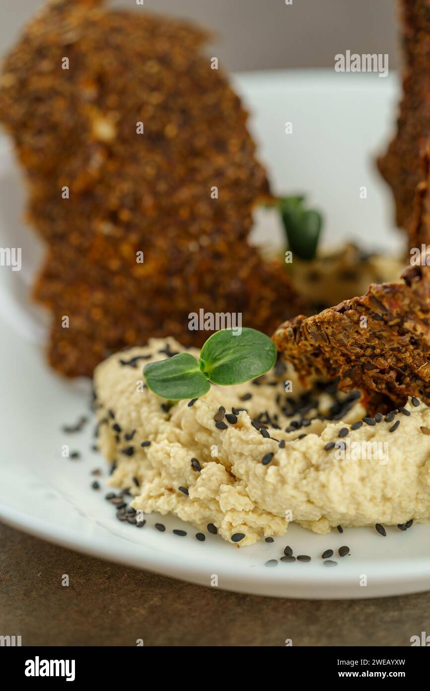 elegant fancy healthy vegan gluten-free food Stock Photo - Alamy