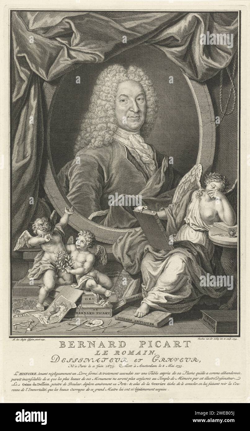 ParetT Van Bernard Picart, Jacob Van the Skley, AFTER Matthous this ...