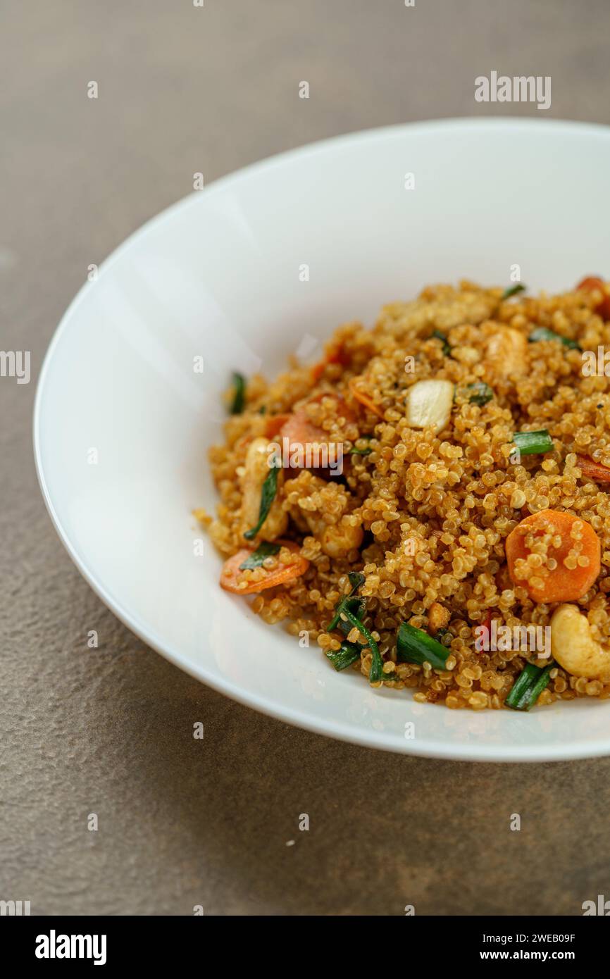 elegant fancy healthy vegan gluten-free food Stock Photo - Alamy