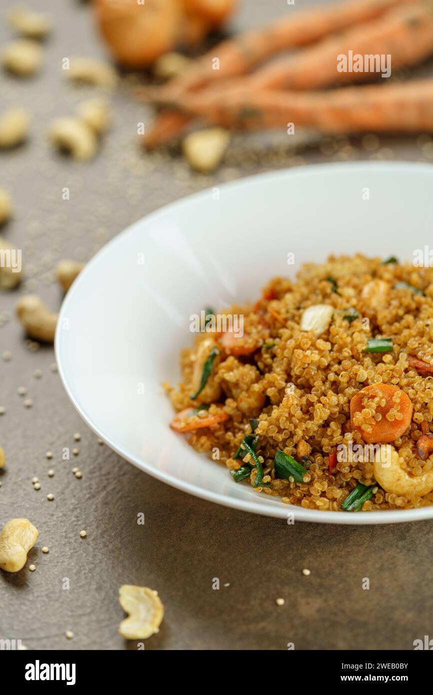 elegant fancy healthy vegan gluten-free food Stock Photo - Alamy