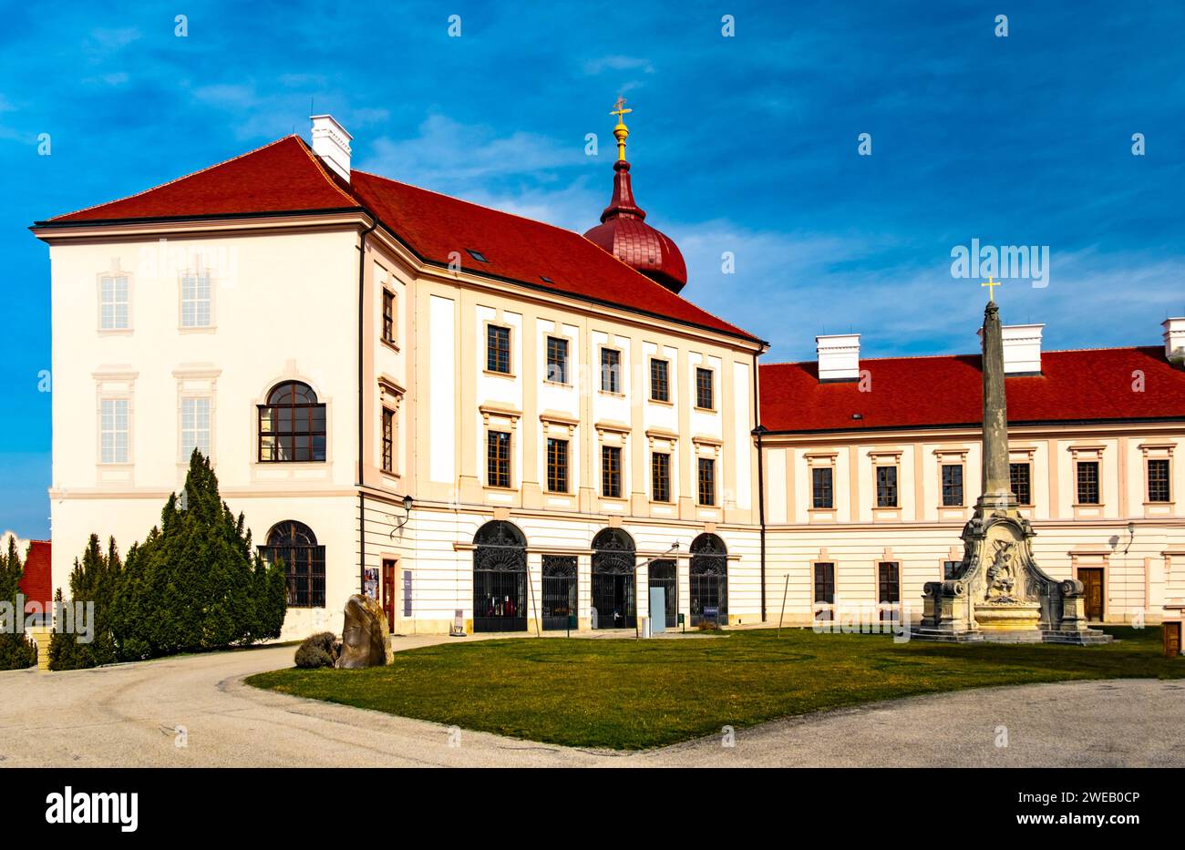 Melk town square melk abbey hi-res stock photography and images - Alamy
