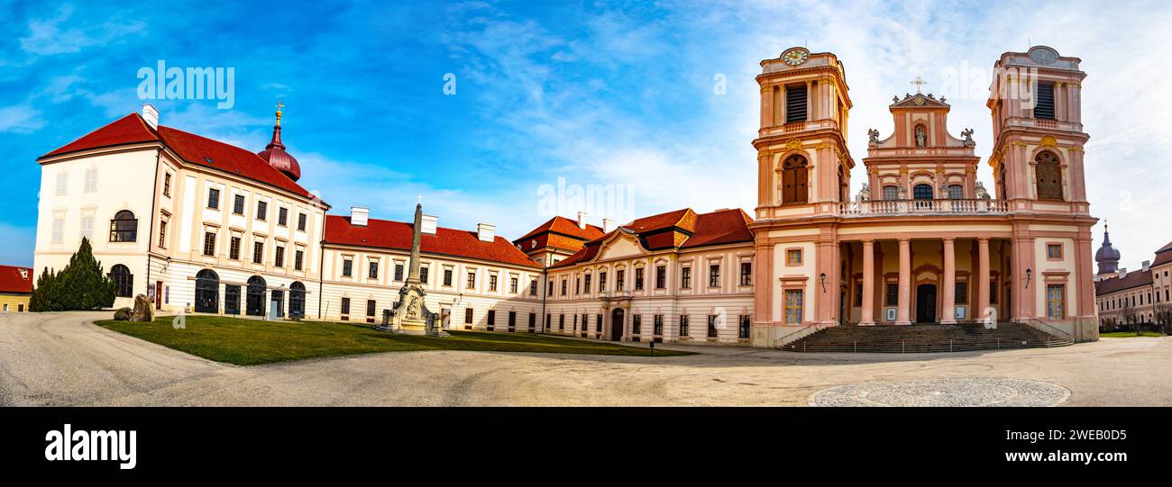 Melk town square melk abbey hi-res stock photography and images - Alamy