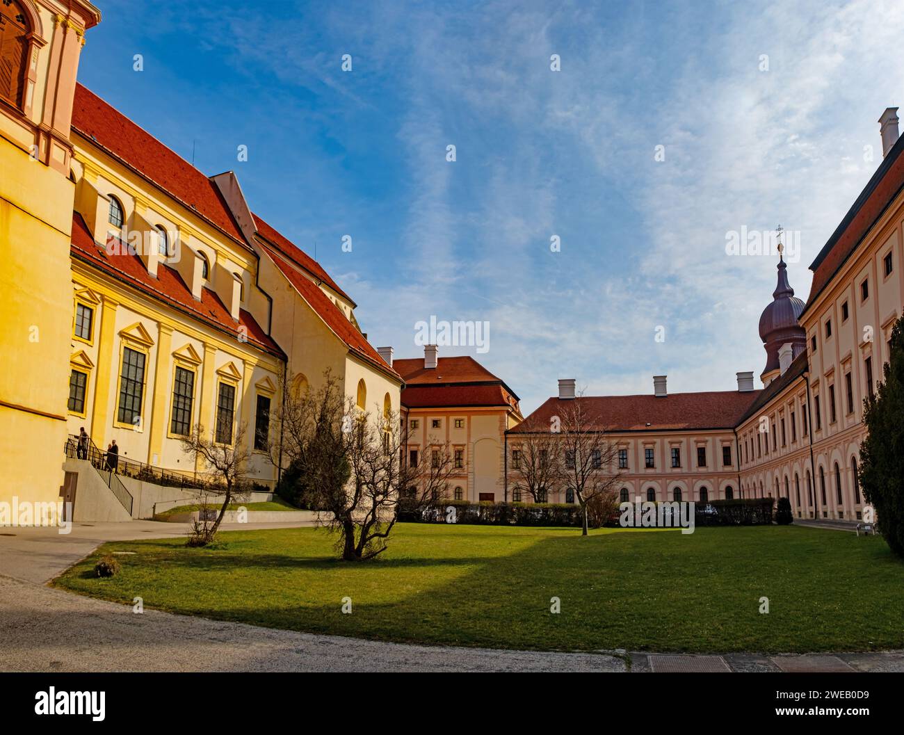 Melk town square melk abbey hi-res stock photography and images - Alamy