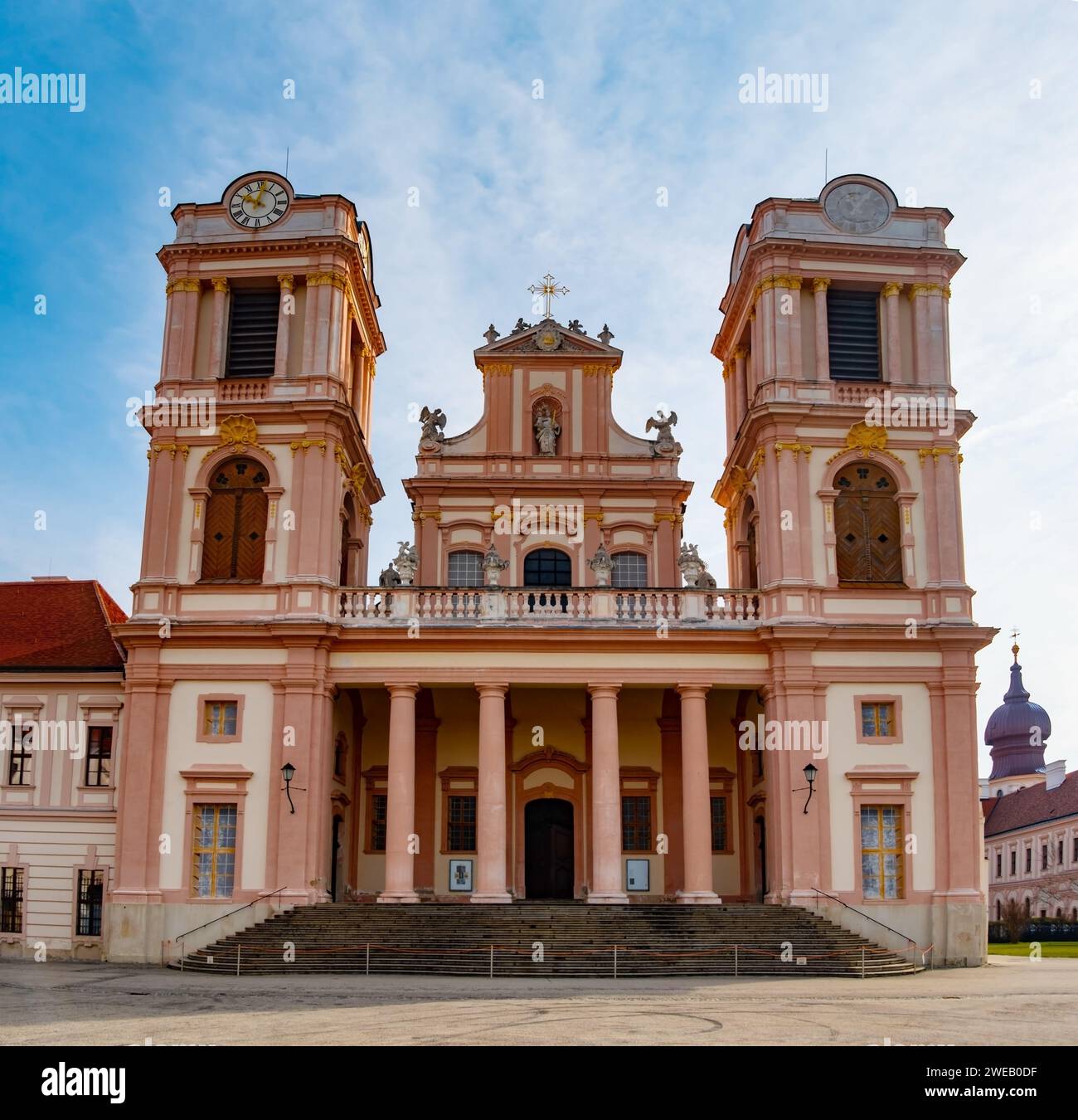 Melk town square melk abbey hi-res stock photography and images - Alamy
